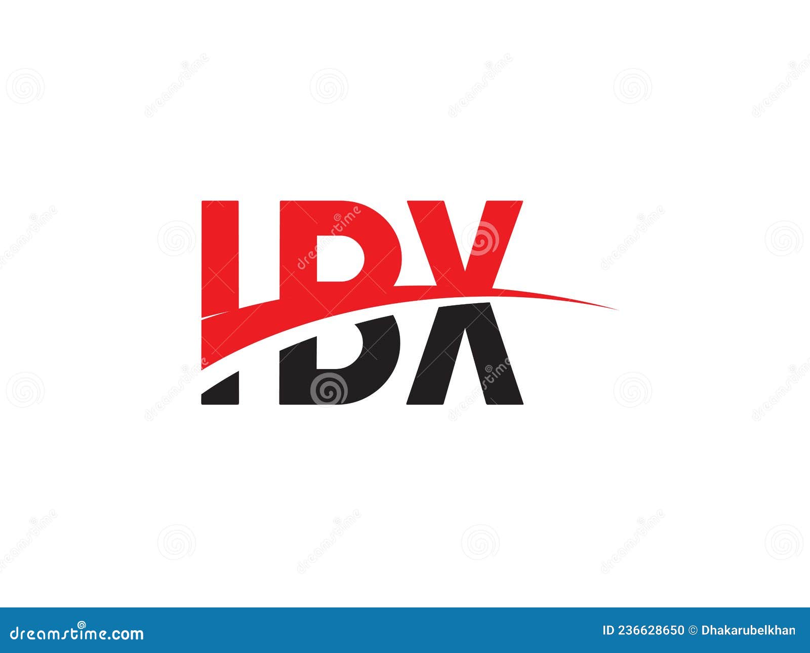 IBX Letter Initial Logo Design Vector Illustration Stock Vector ...