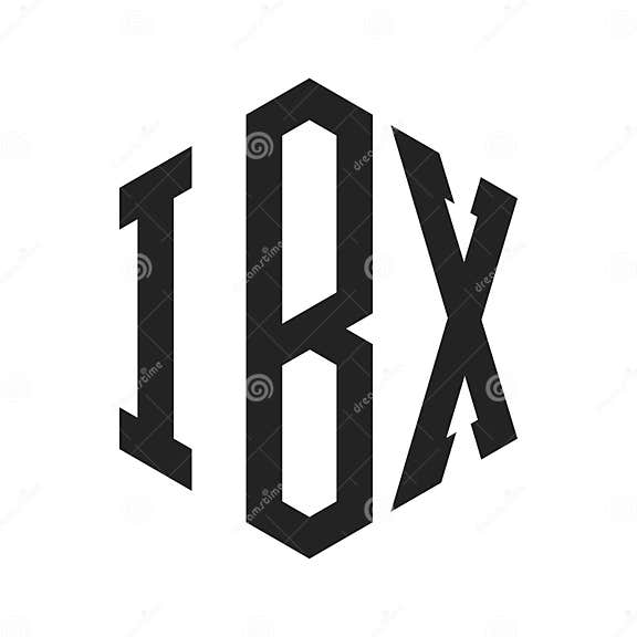 IBX Logo Design. Initial Letter IBX Monogram Logo Using Hexagon Shape ...