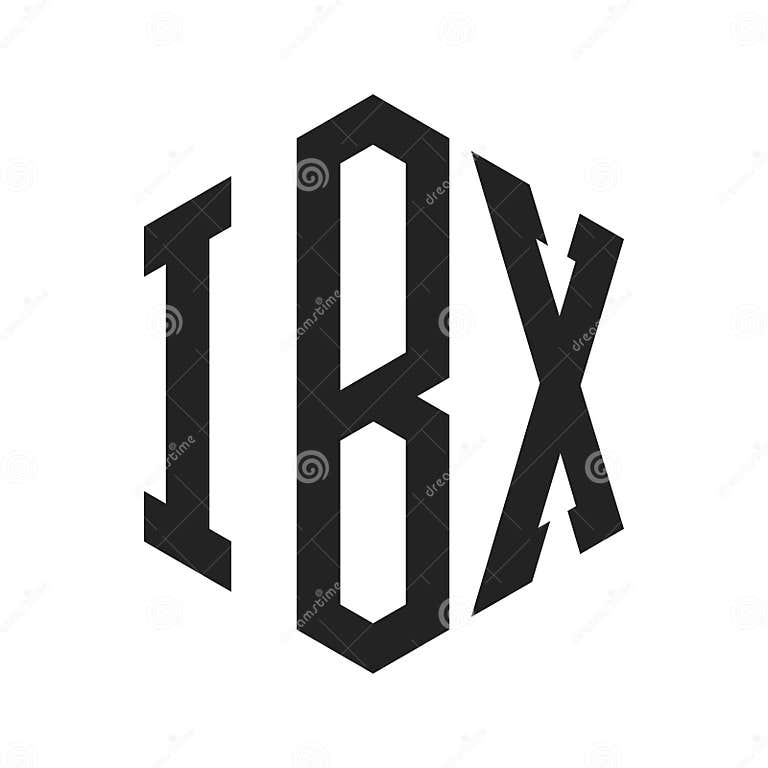 IBX Logo Design. Initial Letter IBX Monogram Logo Using Hexagon Shape ...