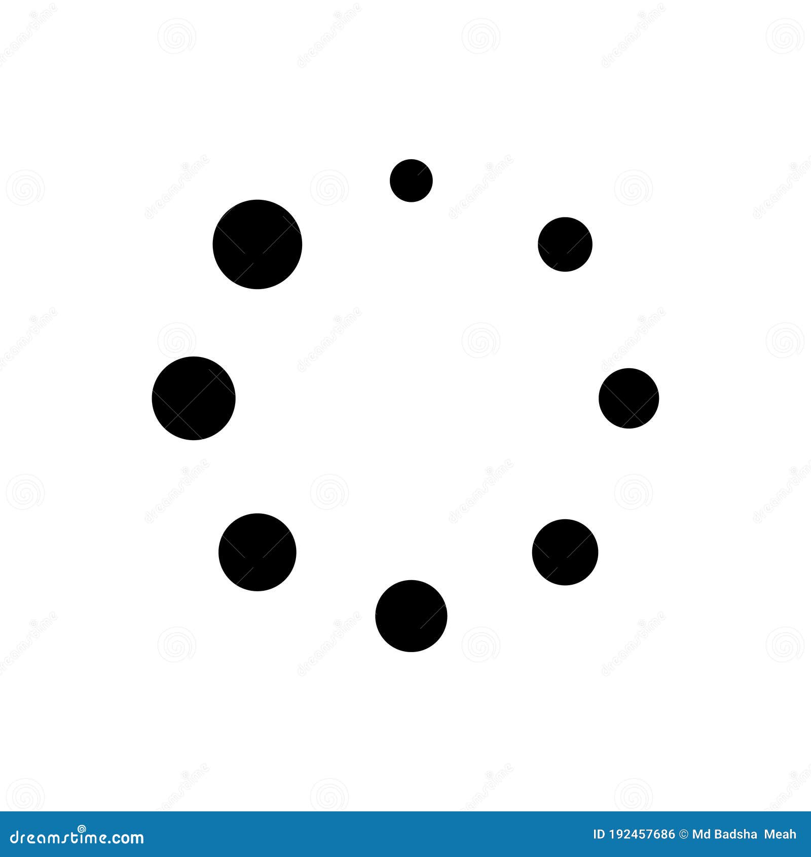 Icône en attente illustration de vecteur. Illustration du temps - 192457686