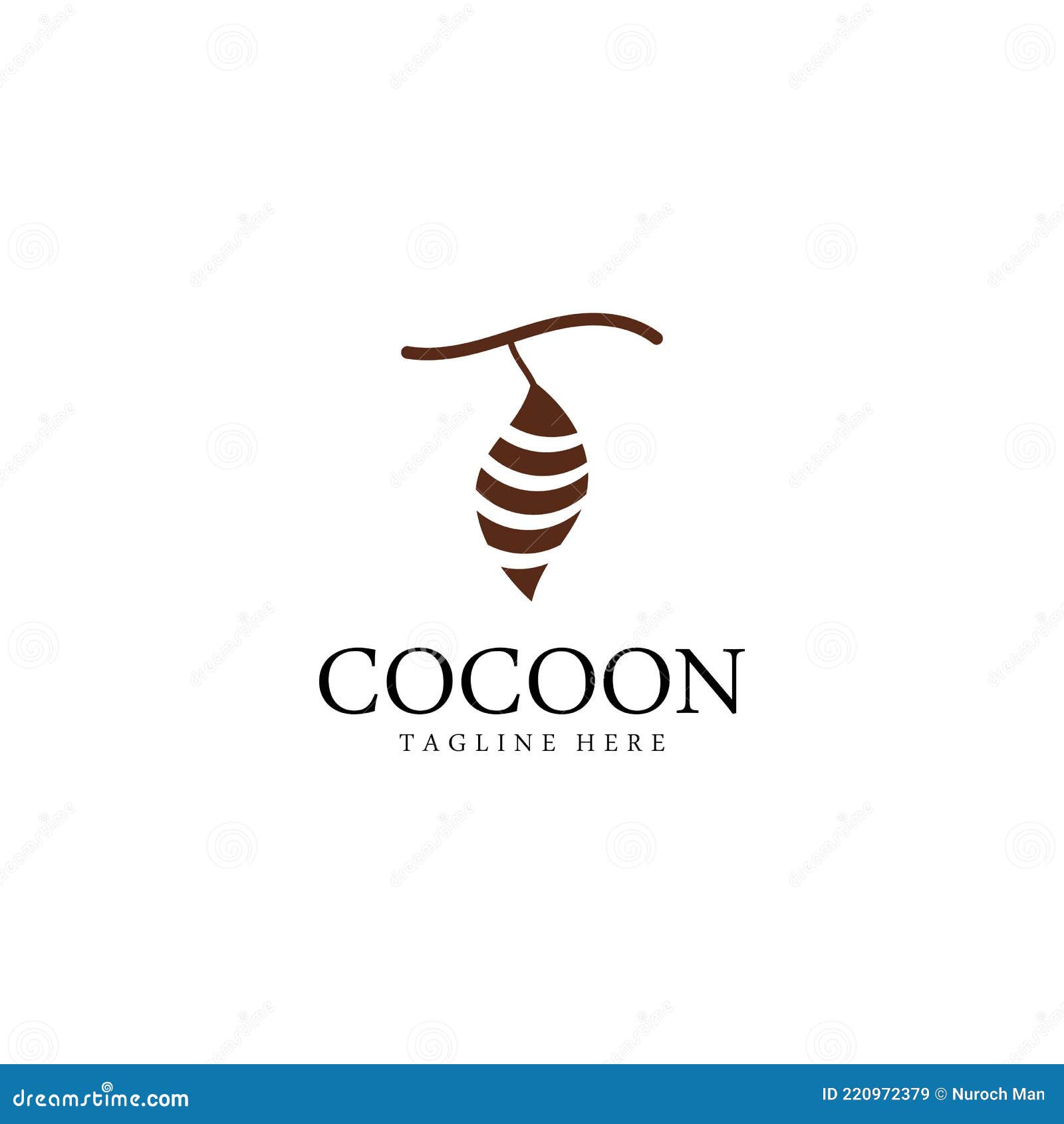 Icône Cocon Logo Modèle Vectoriel Symbole. Illustration de Vecteur ...