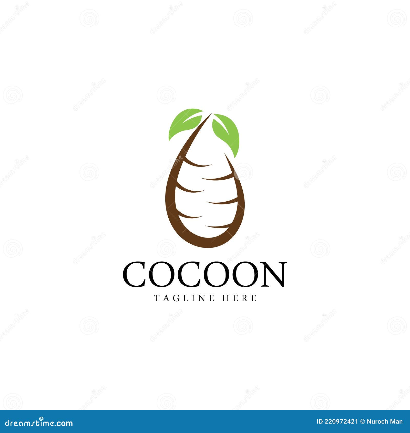 Icône Cocon Logo Modèle Vectoriel Symbole. Illustration de Vecteur ...