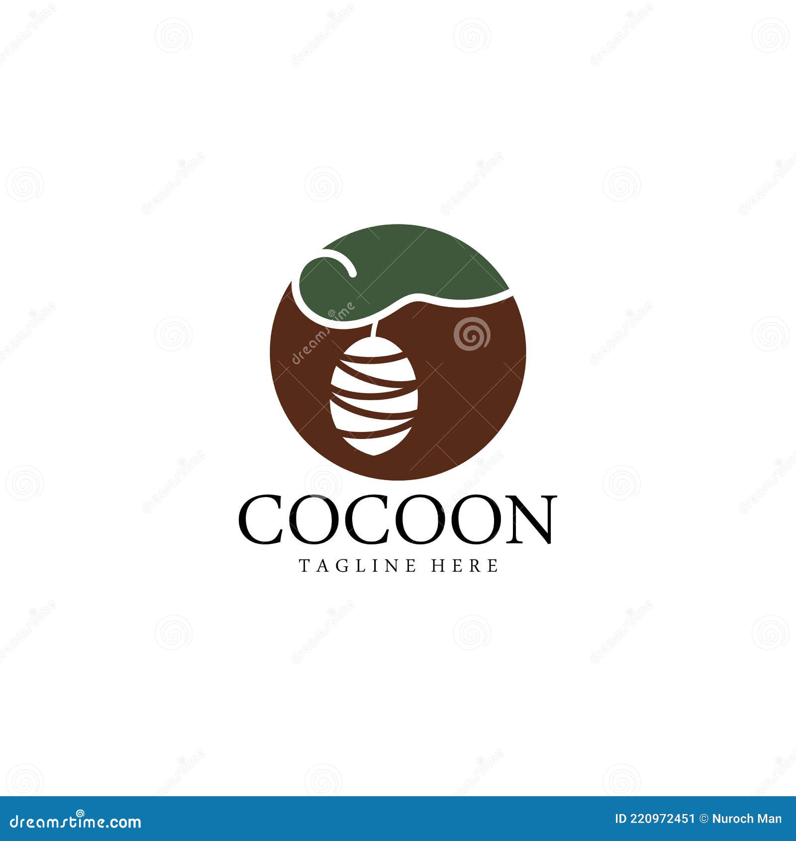 Icône Cocon Logo Modèle Vectoriel Symbole. Illustration de Vecteur ...