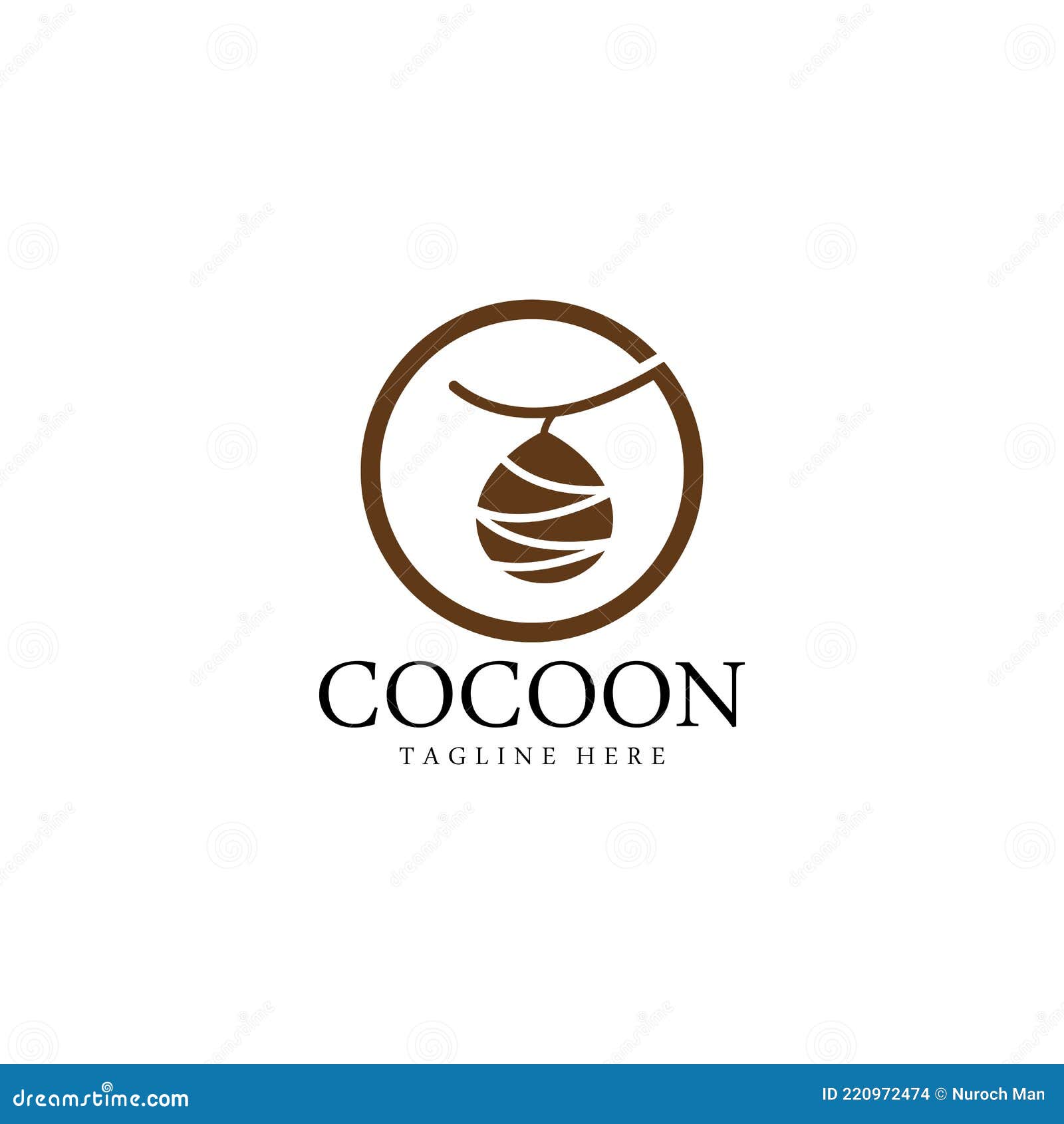 Icône Cocon Logo Modèle Vectoriel Symbole. Illustration de Vecteur ...