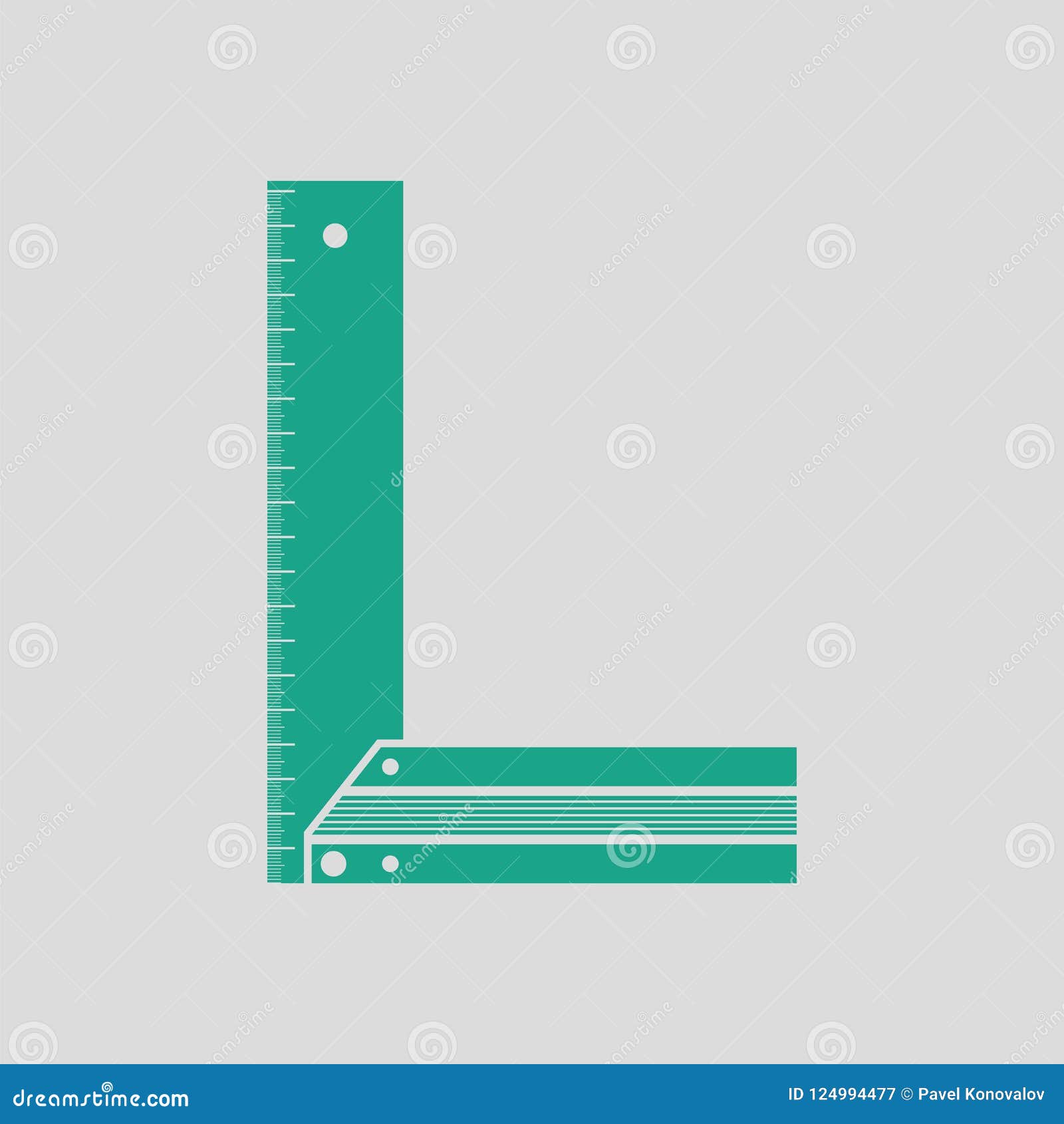 Icône d'équerre illustration de vecteur. Illustration of dessin - 124994477