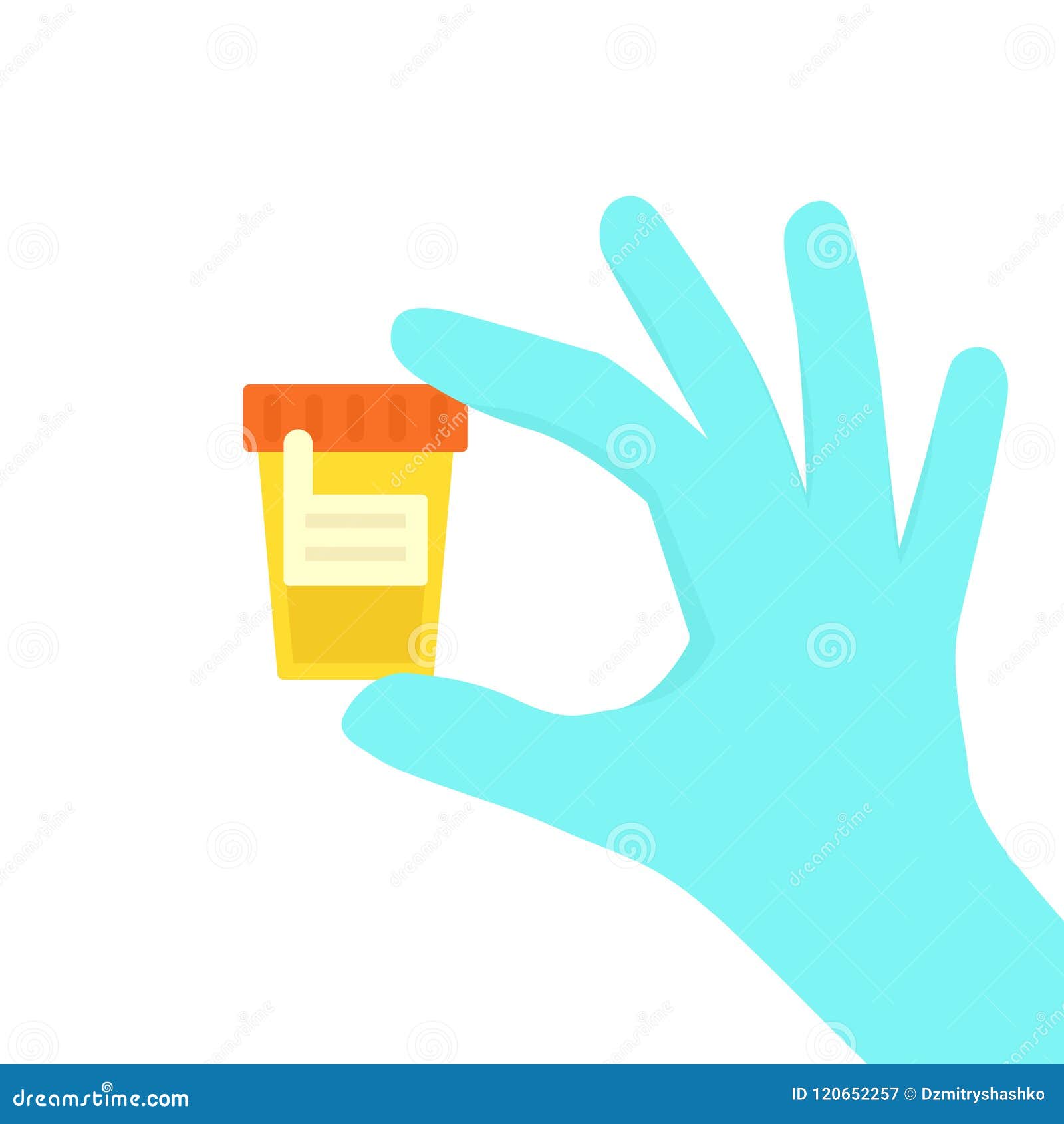 Icône d'analyse d'urine illustration de vecteur. Illustration du drogue ...