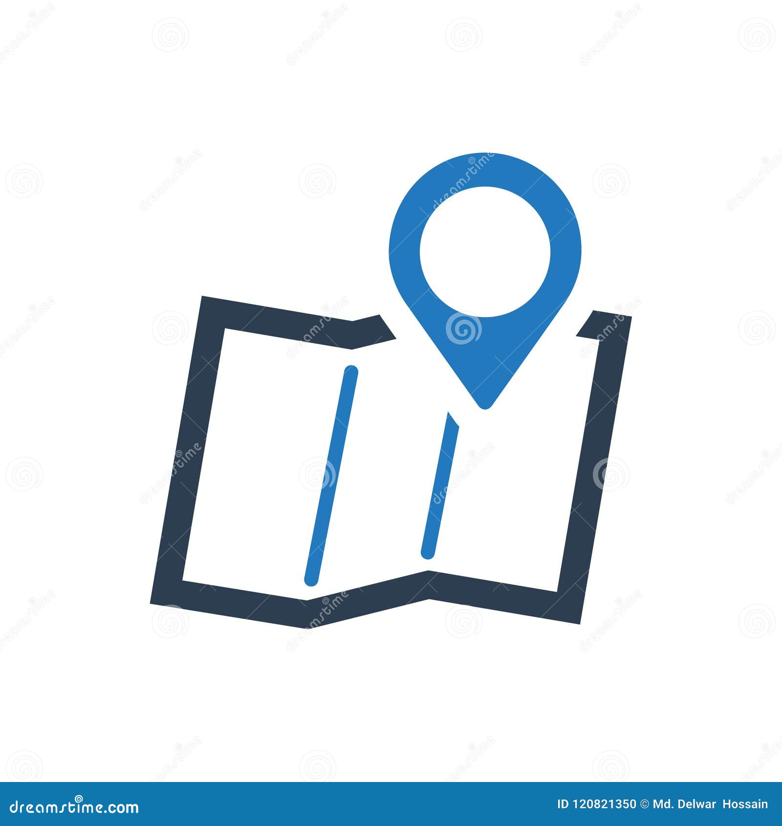Icône D'emplacement D'adresse Illustration de Vecteur - Illustration du ...