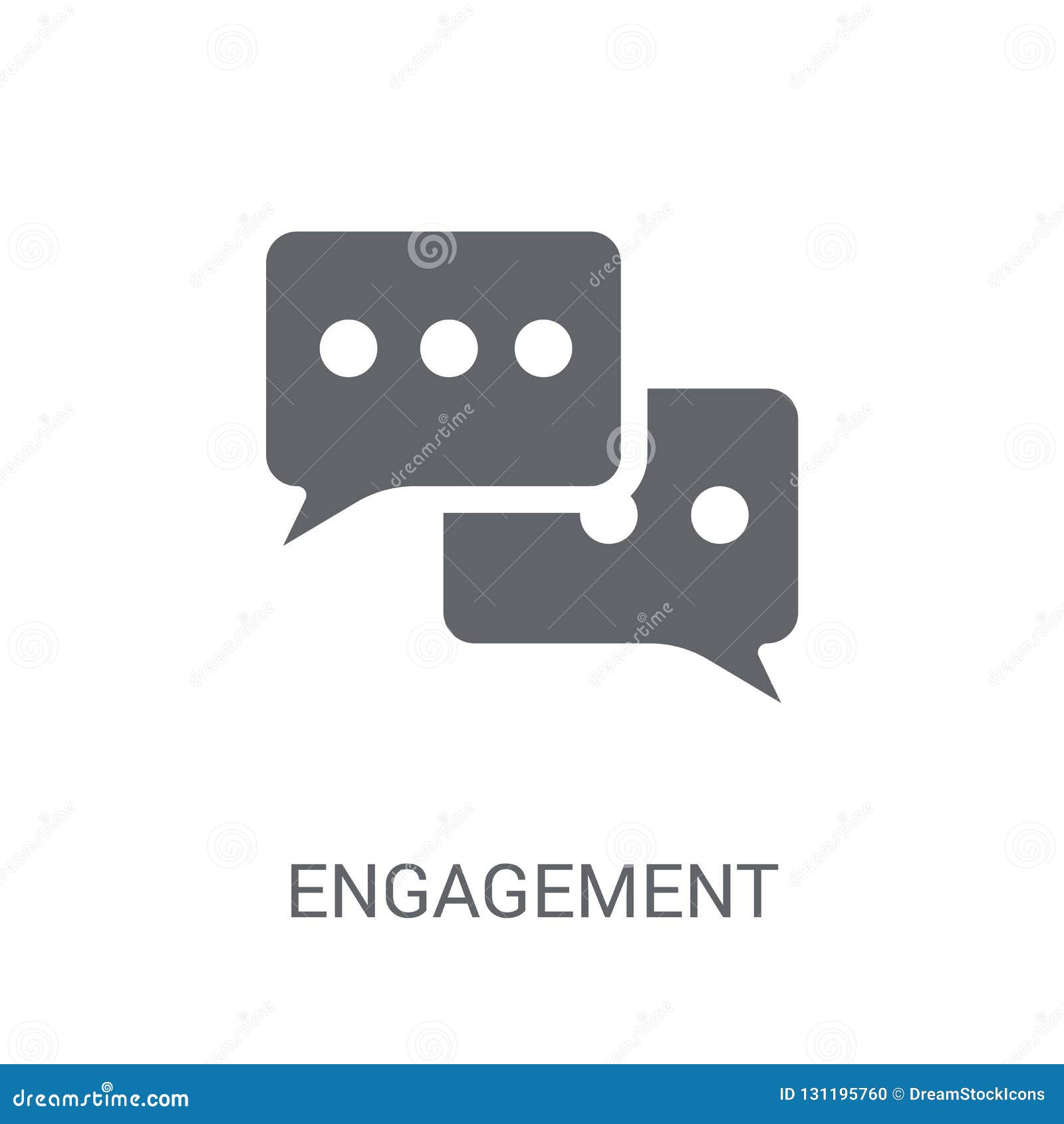 Icône d'engagement illustration de vecteur. Illustration du cooperation ...
