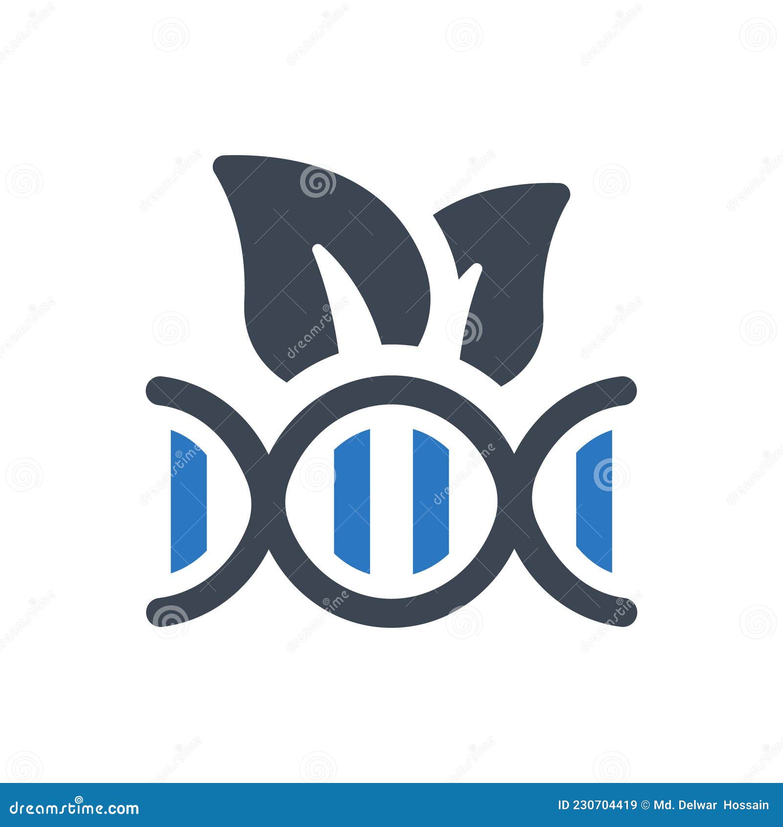 Icône D'identification De Code Bio Illustration de Vecteur ...