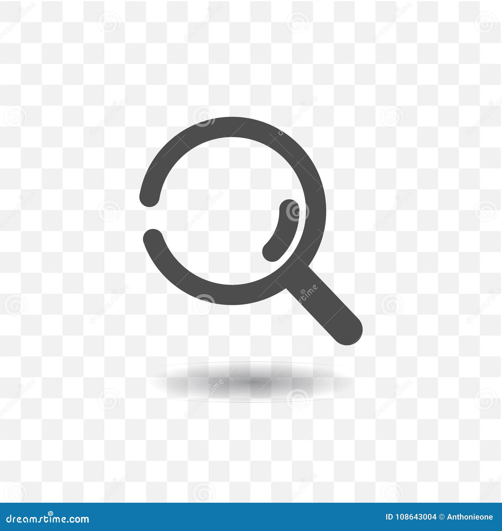 Icône De Agrandissement De Recherche Outlined Illustration de Vecteur ...