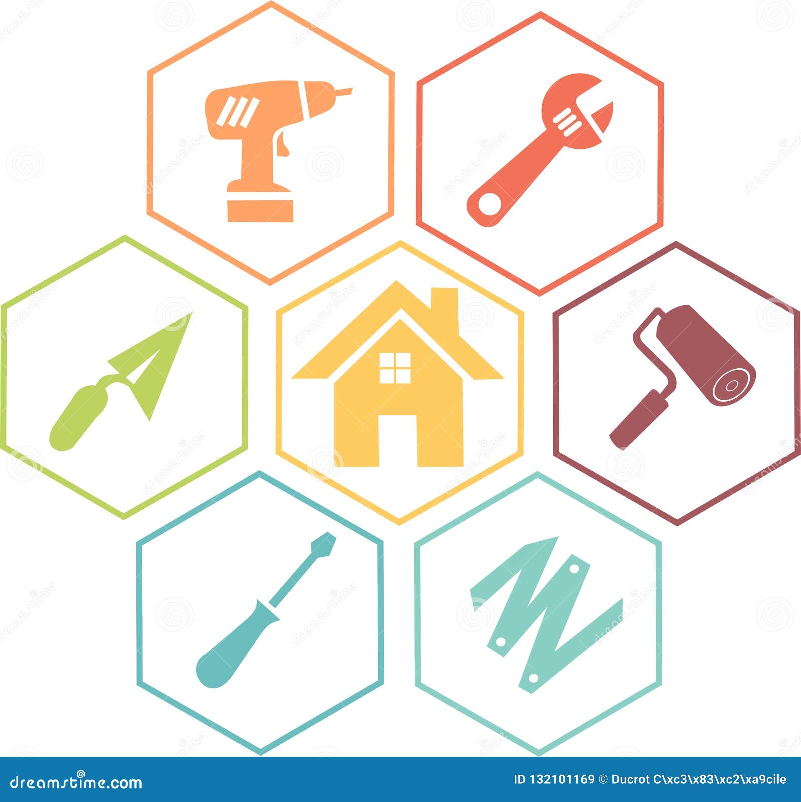 Icône de bricolage illustration de vecteur. Illustration du rénovation ...