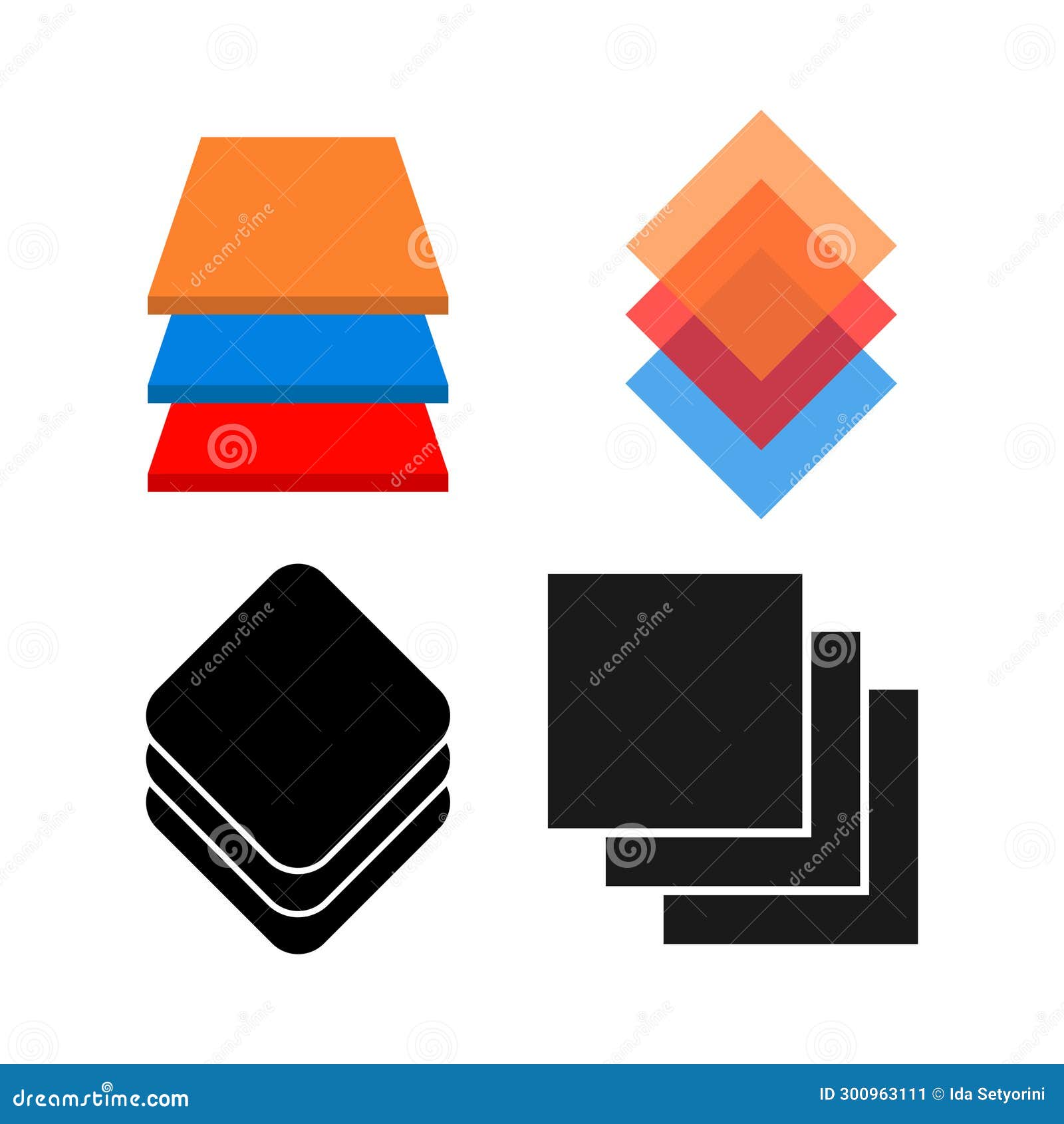 Icône de calque illustration stock. Illustration of conception - 300963111