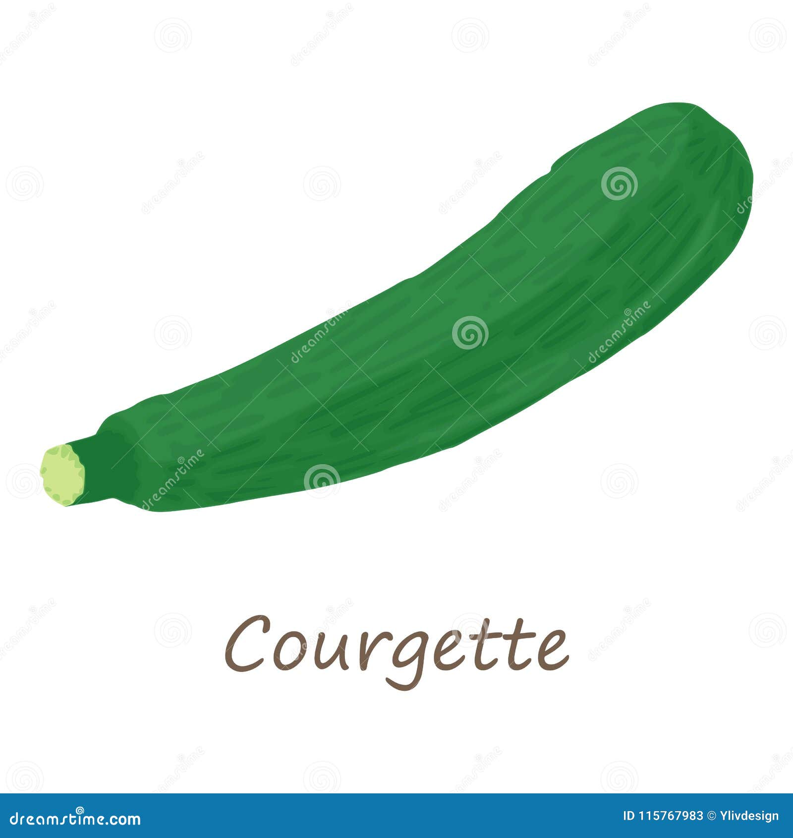 Icône De Courgette, Style Isométrique Illustration de Vecteur ...