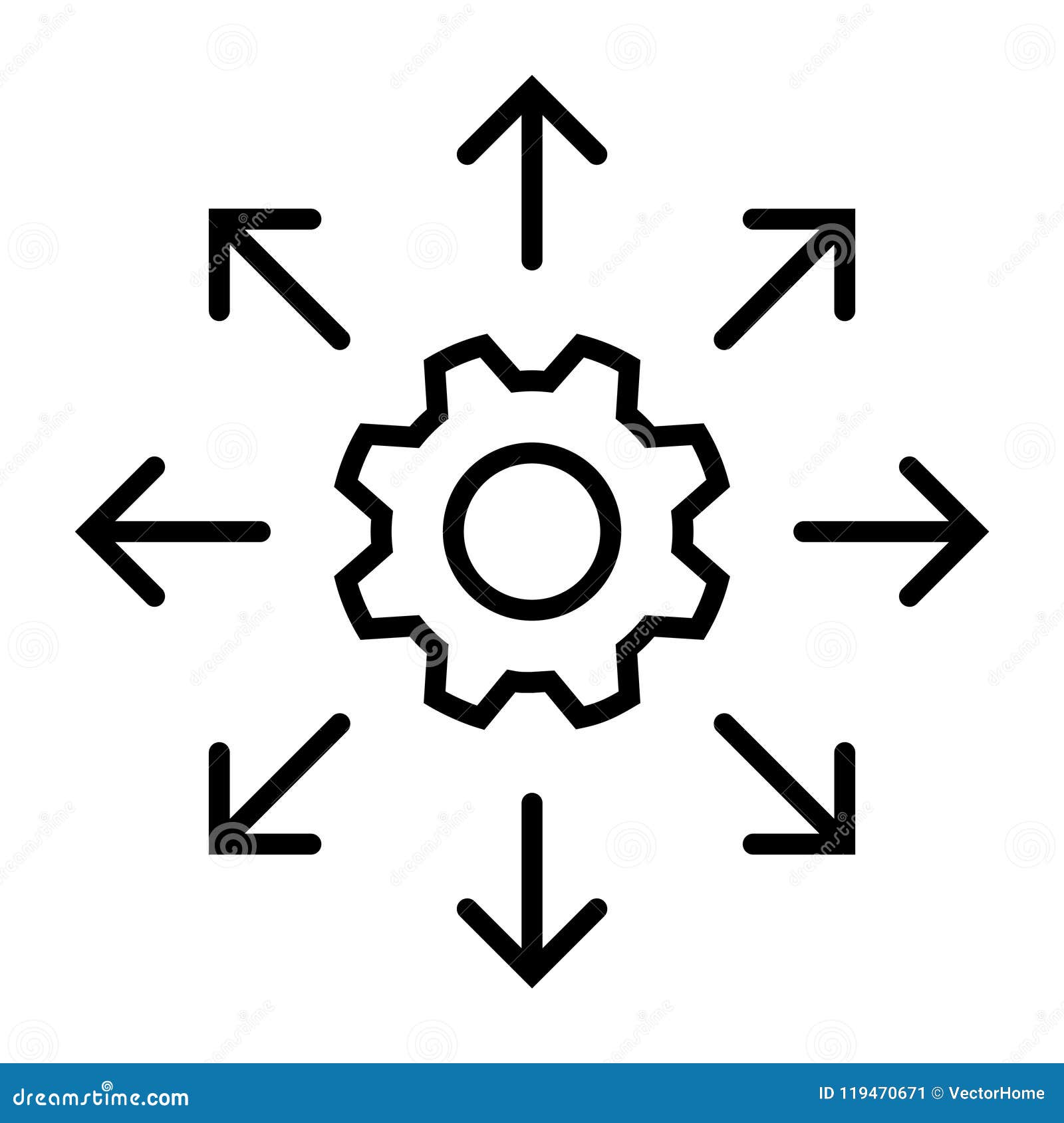 Icône De Distribution, Illustration De Vecteur Illustration de Vecteur ...