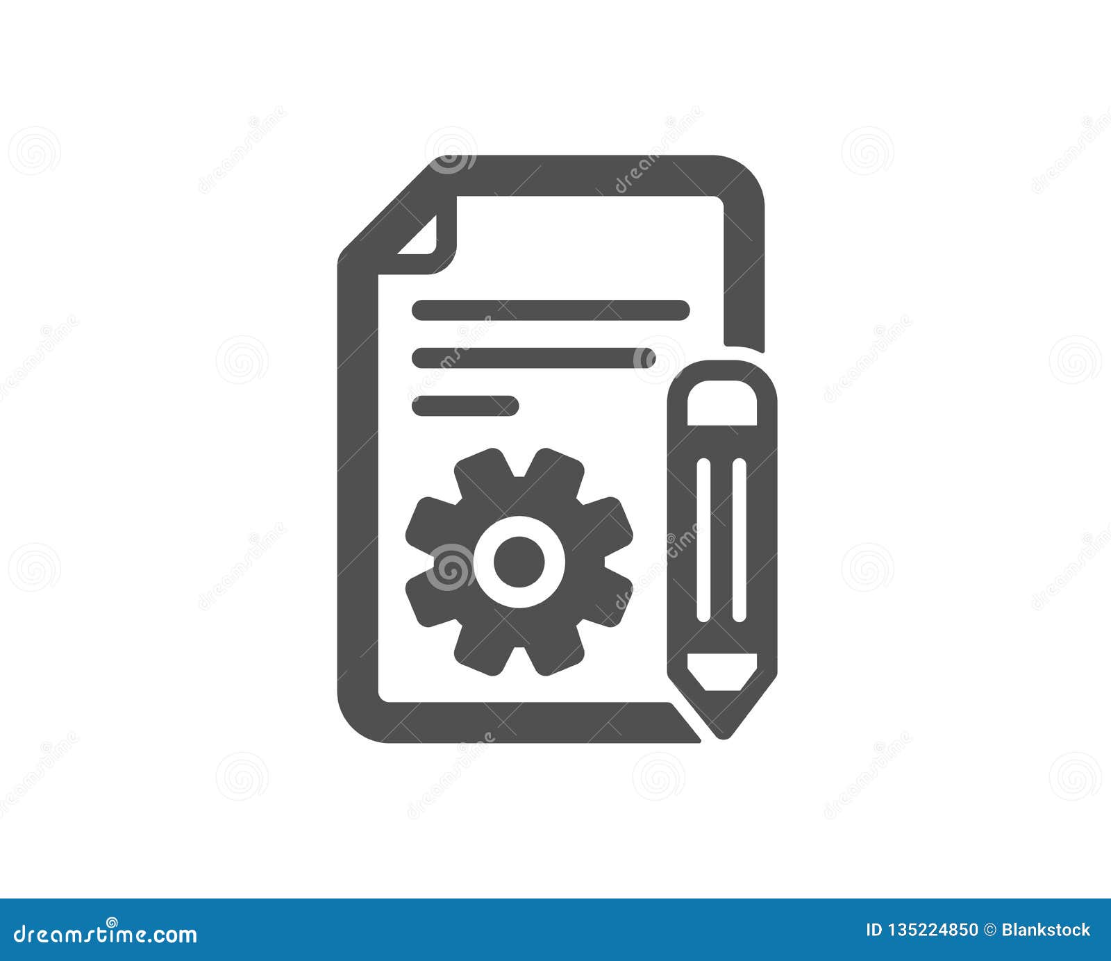 Icône De Documentation Signe Technique D'instruction Vecteur ...