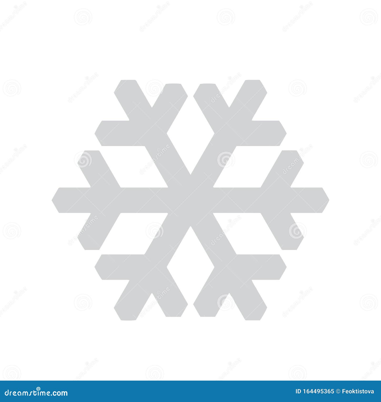 Icône De Flocon De Neige Vectoriel Illustration Pour Le Web ...