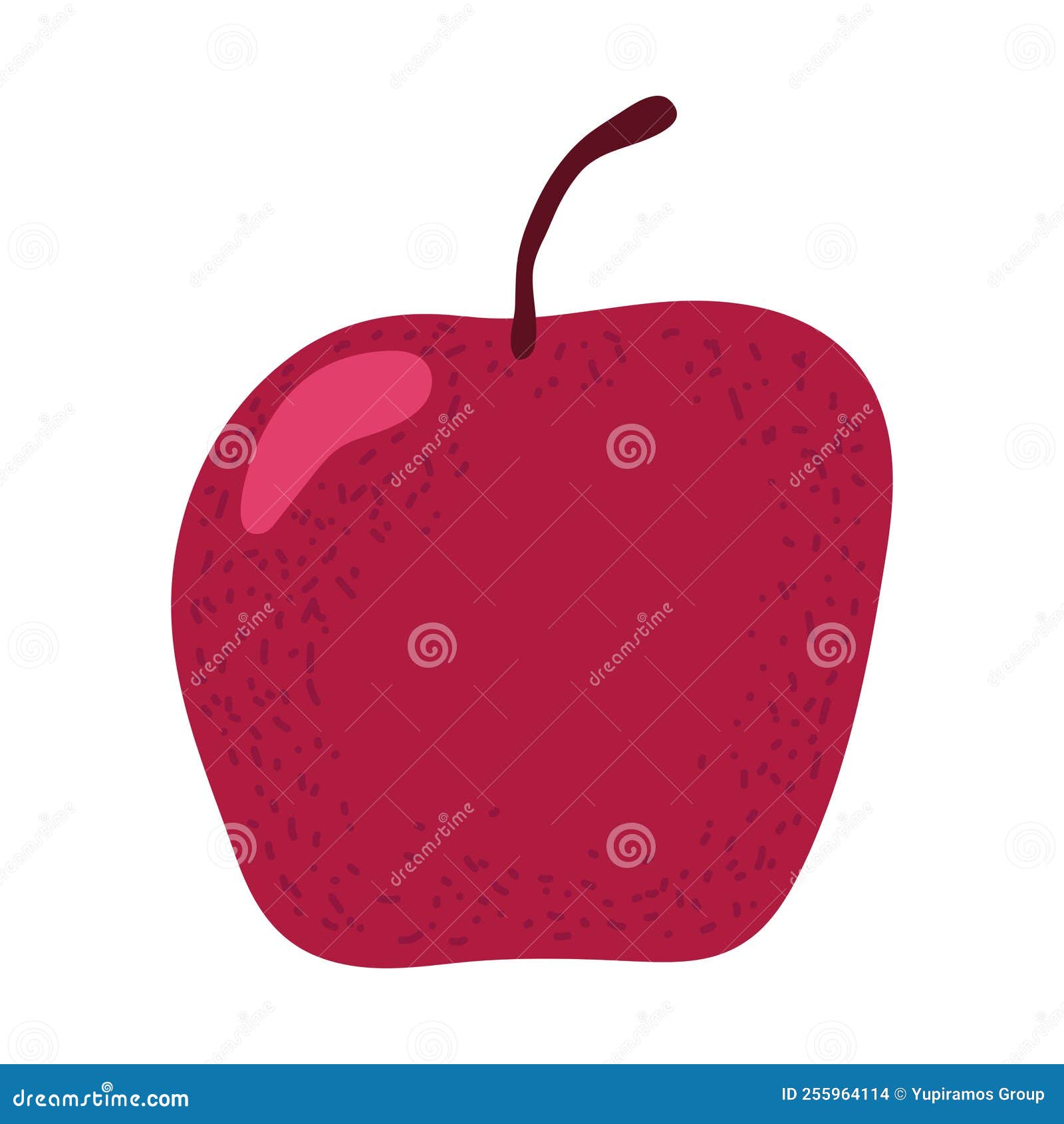 Icône de fruit de pomme illustration de vecteur. Illustration du ...