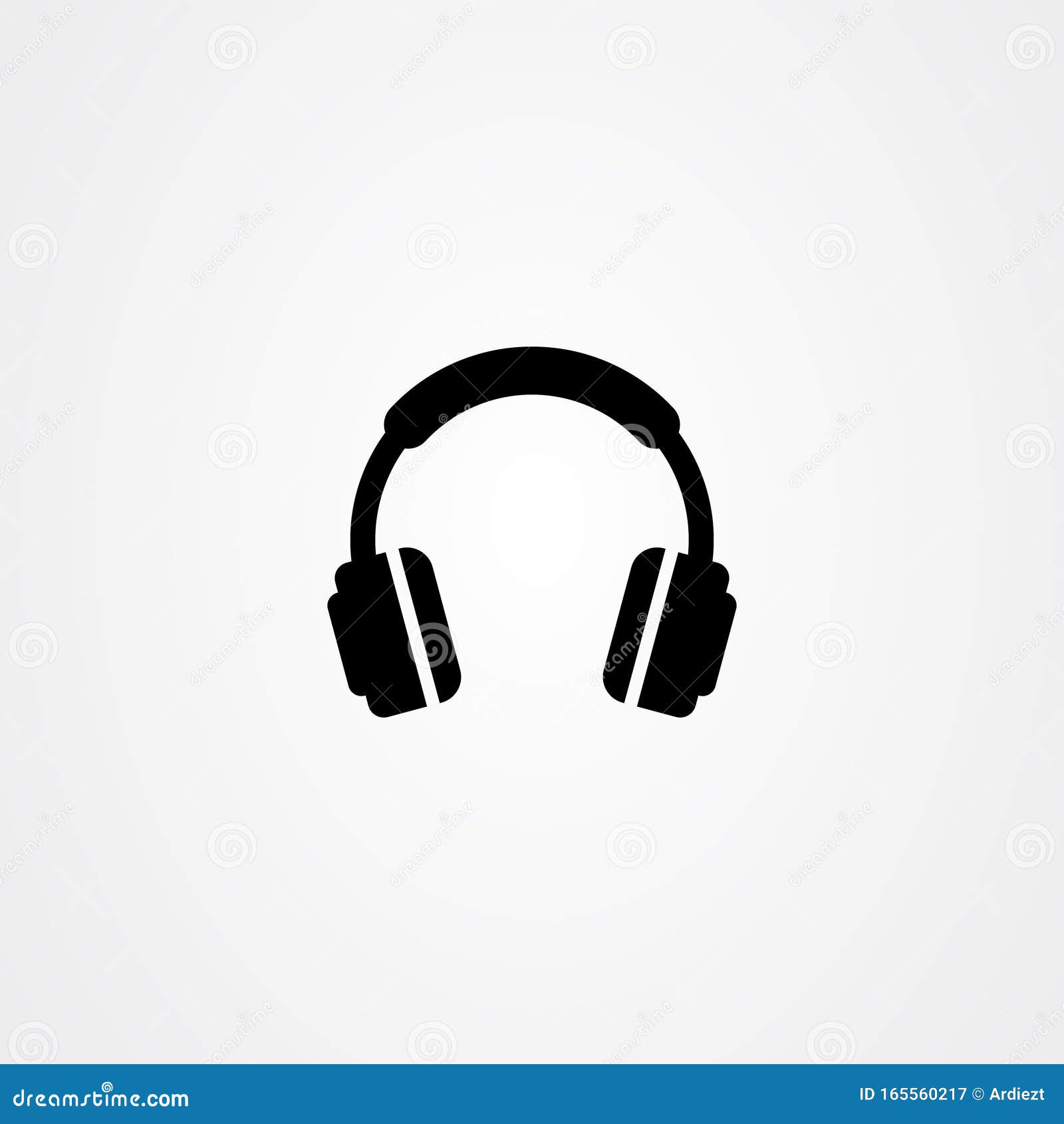 Icône De L'icône Du Casque Conception Vectorielle Du Logo Illustration ...