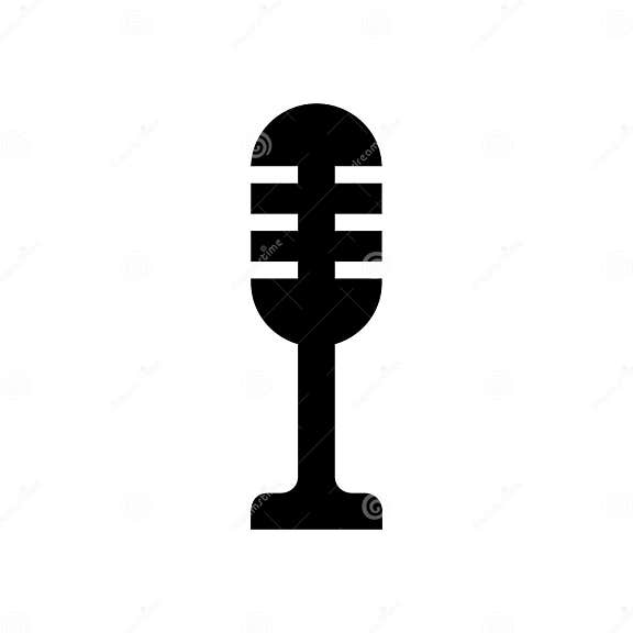 Icône De Microphone Simple Conception Vectoriel Symbole Micro ...