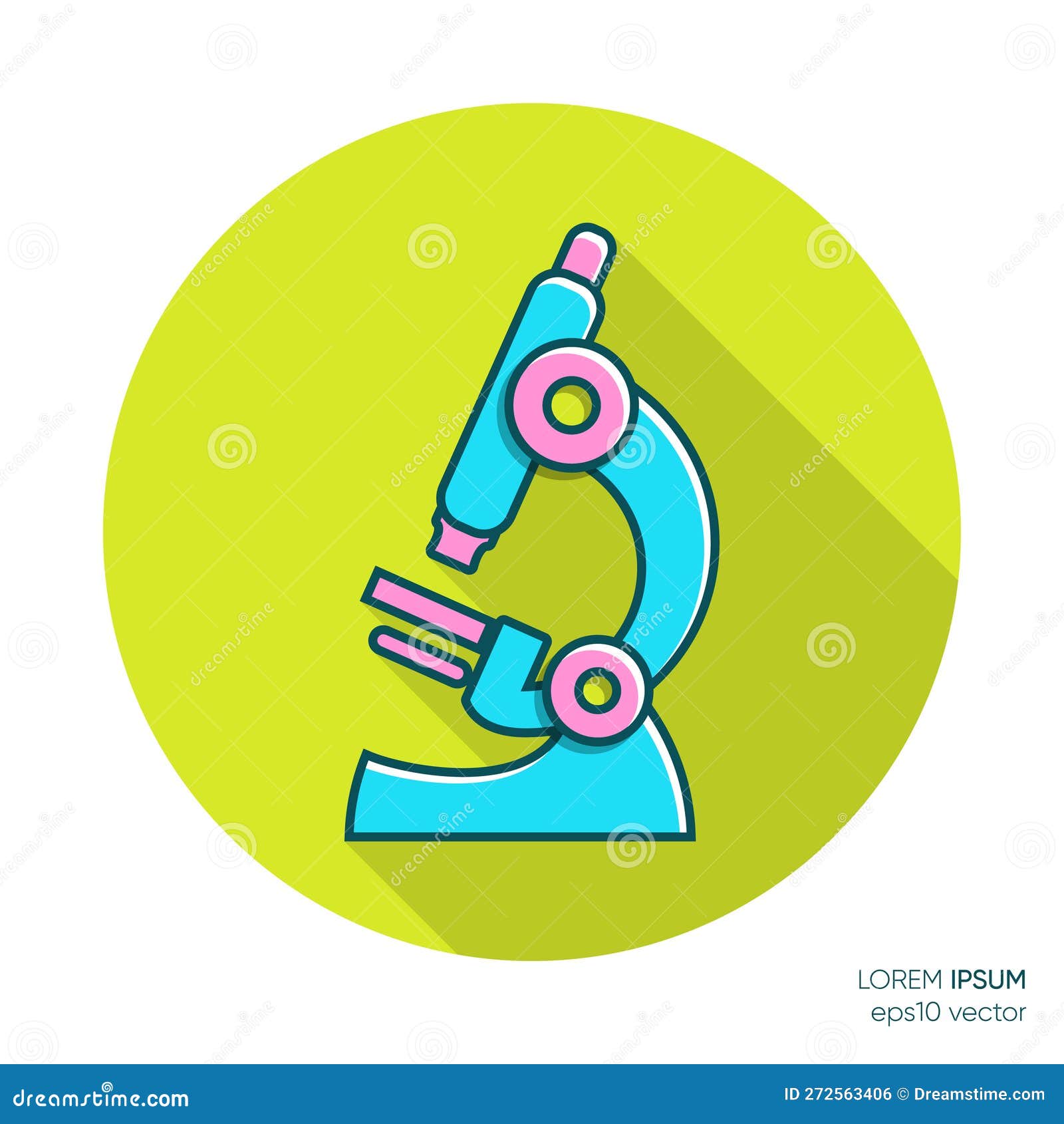 Icône De Microscope Vectoriel Science Et Symbole De Médecine ...