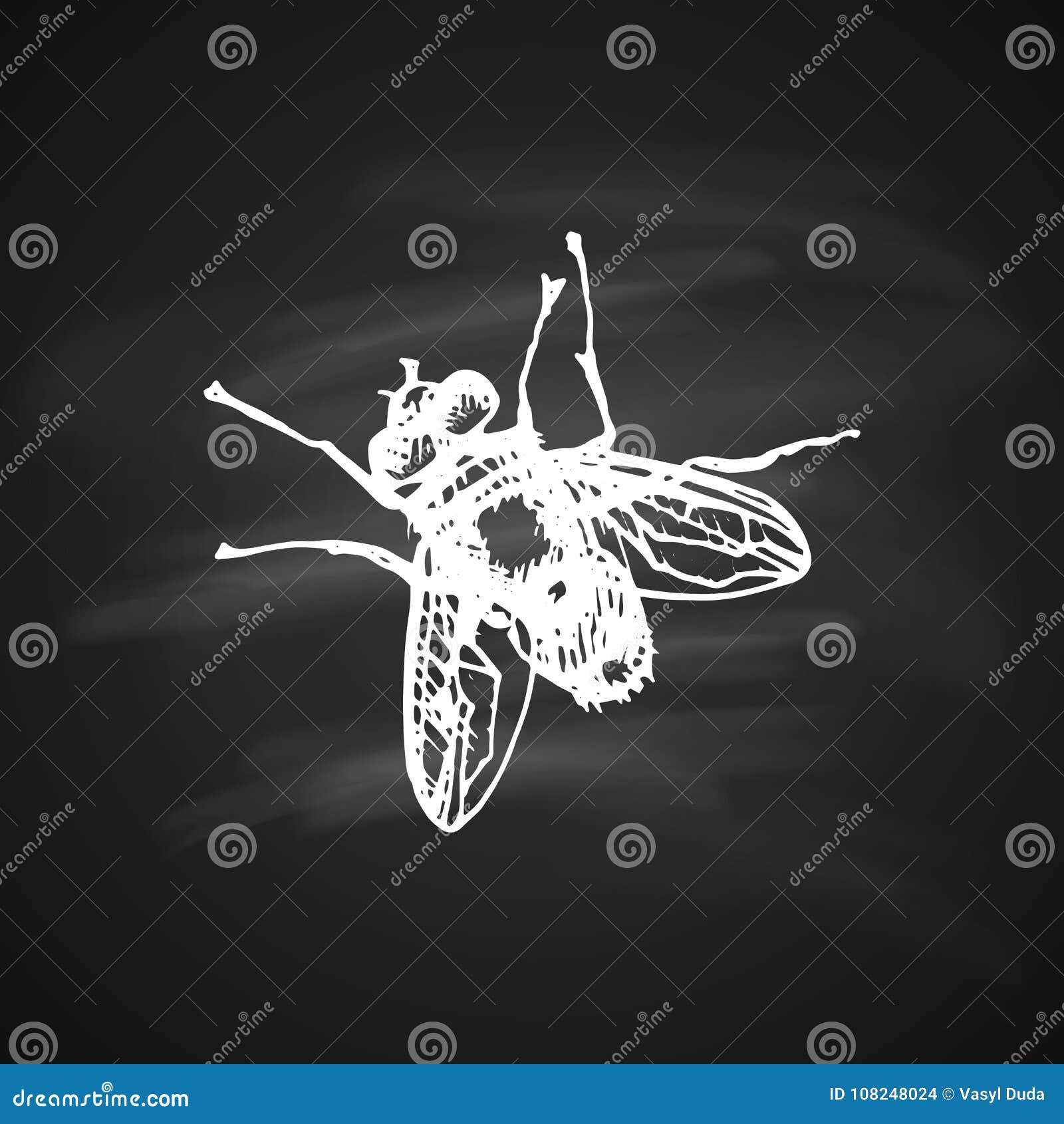 Icône de mouche illustration de vecteur. Illustration du mouche - 108248024