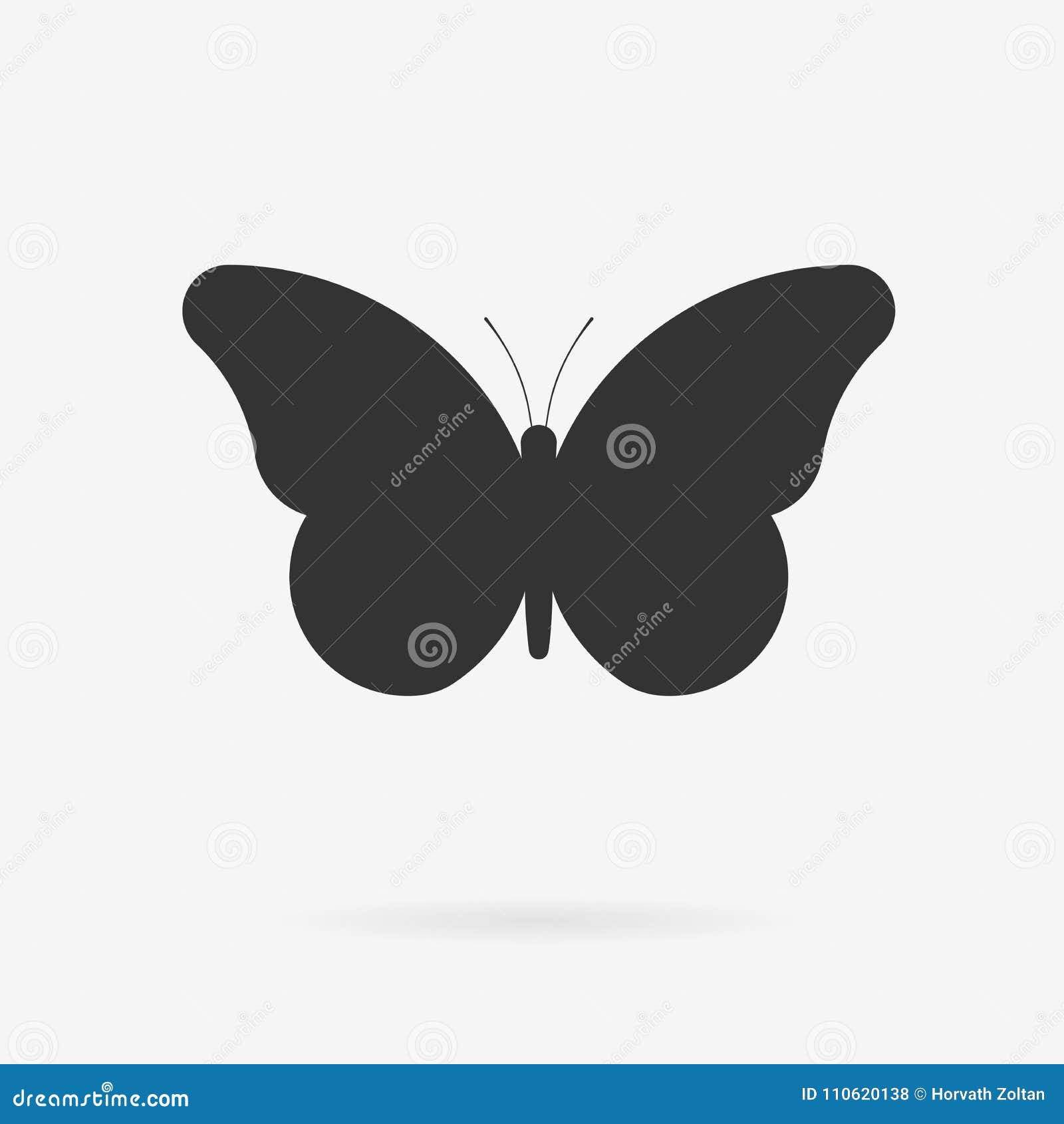 Icône De Papillon De Vecteur Illustration de Vecteur - Illustration du ...