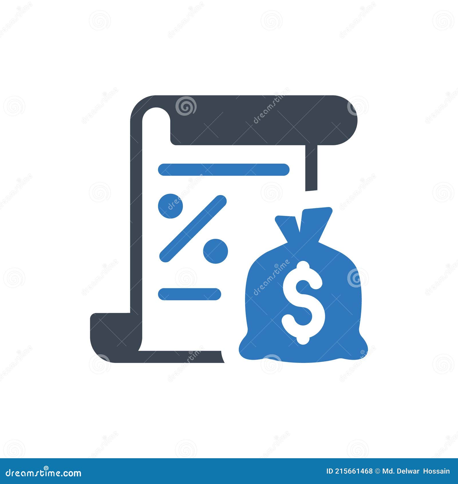 Icône de prêt illustration stock. Illustration du percent - 215661468