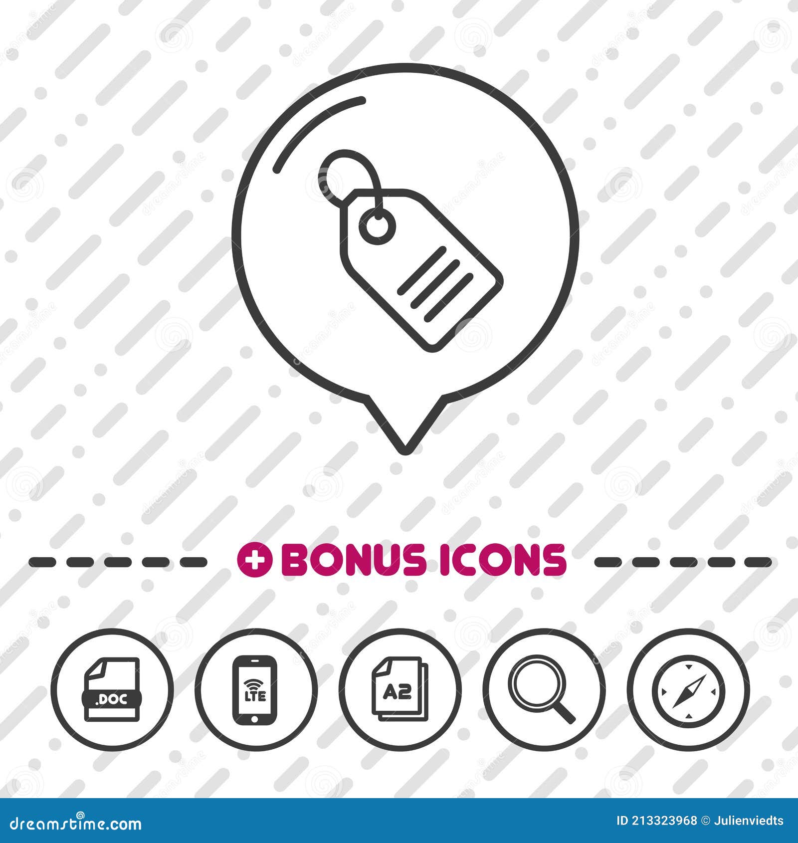 Icône De Prix. Symbole D'offre Illustration Stock - Illustration du ...