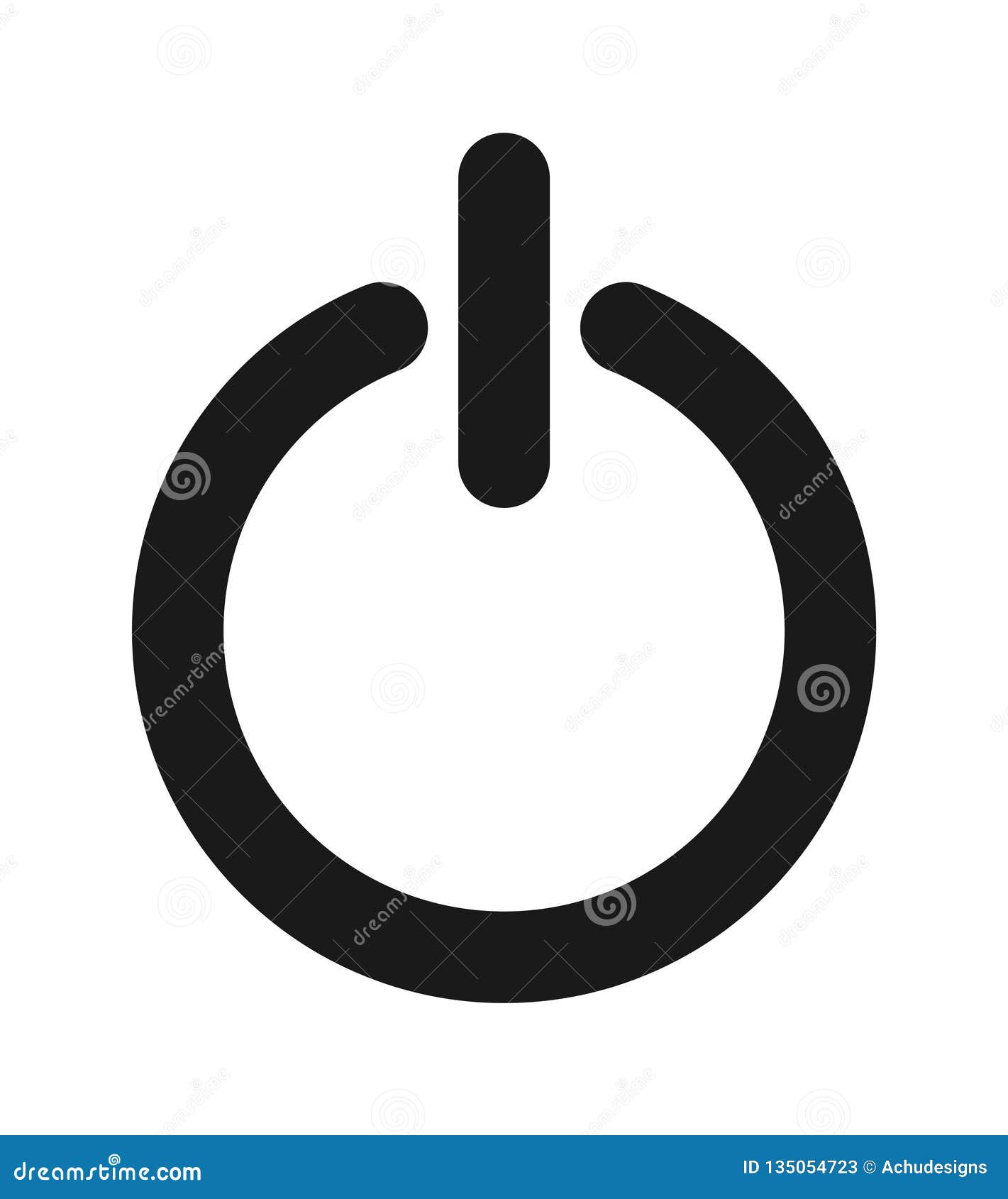 Icône de puissance illustration de vecteur. Illustration du ...