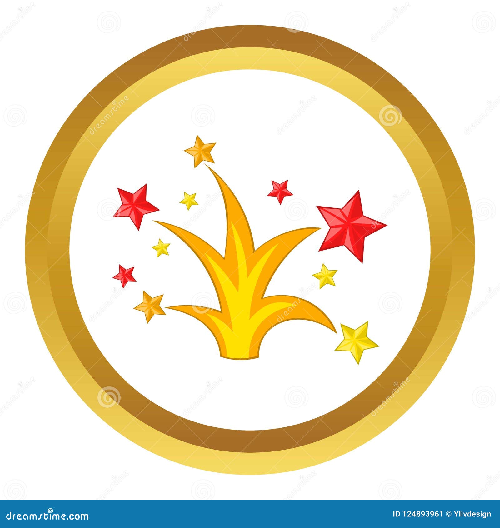 Icône de salut illustration stock. Illustration du célébrez - 124893961