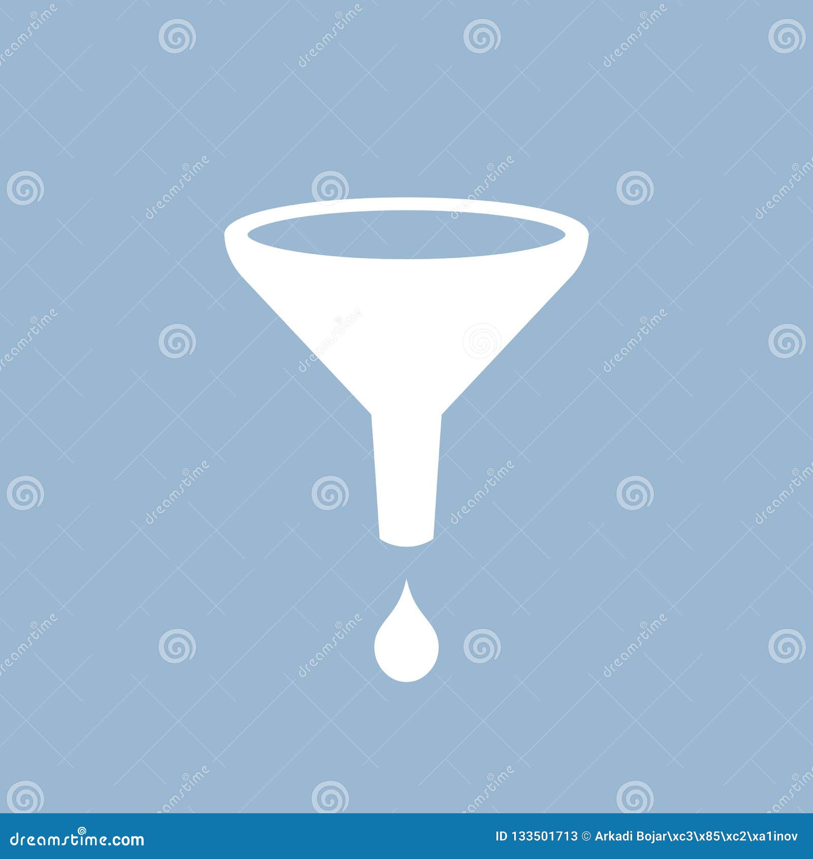 Icône De Silhouette D'entonnoir Illustration de Vecteur - Illustration ...