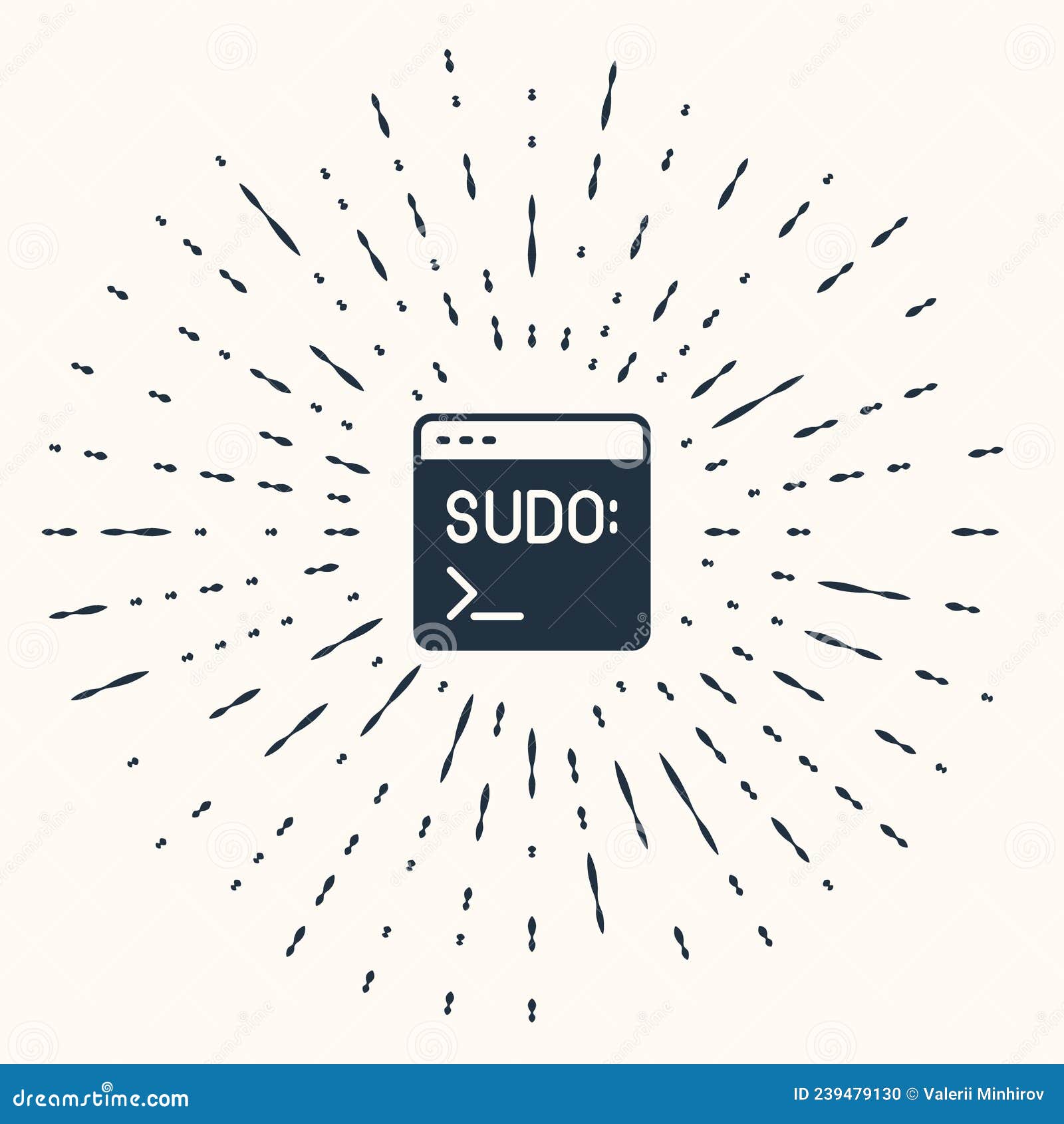 Icône De Terminal De Code Gris Isolée Sur Fond Beige. Fenêtre Du ...