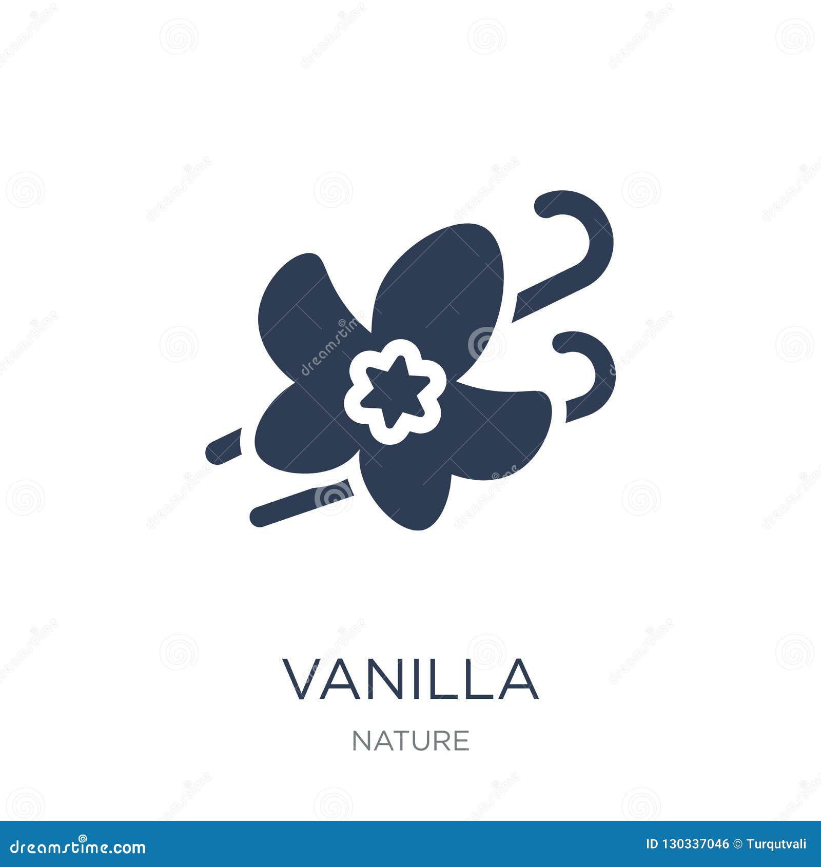 Icône de vanille illustration de vecteur. Illustration du empaquetage ...