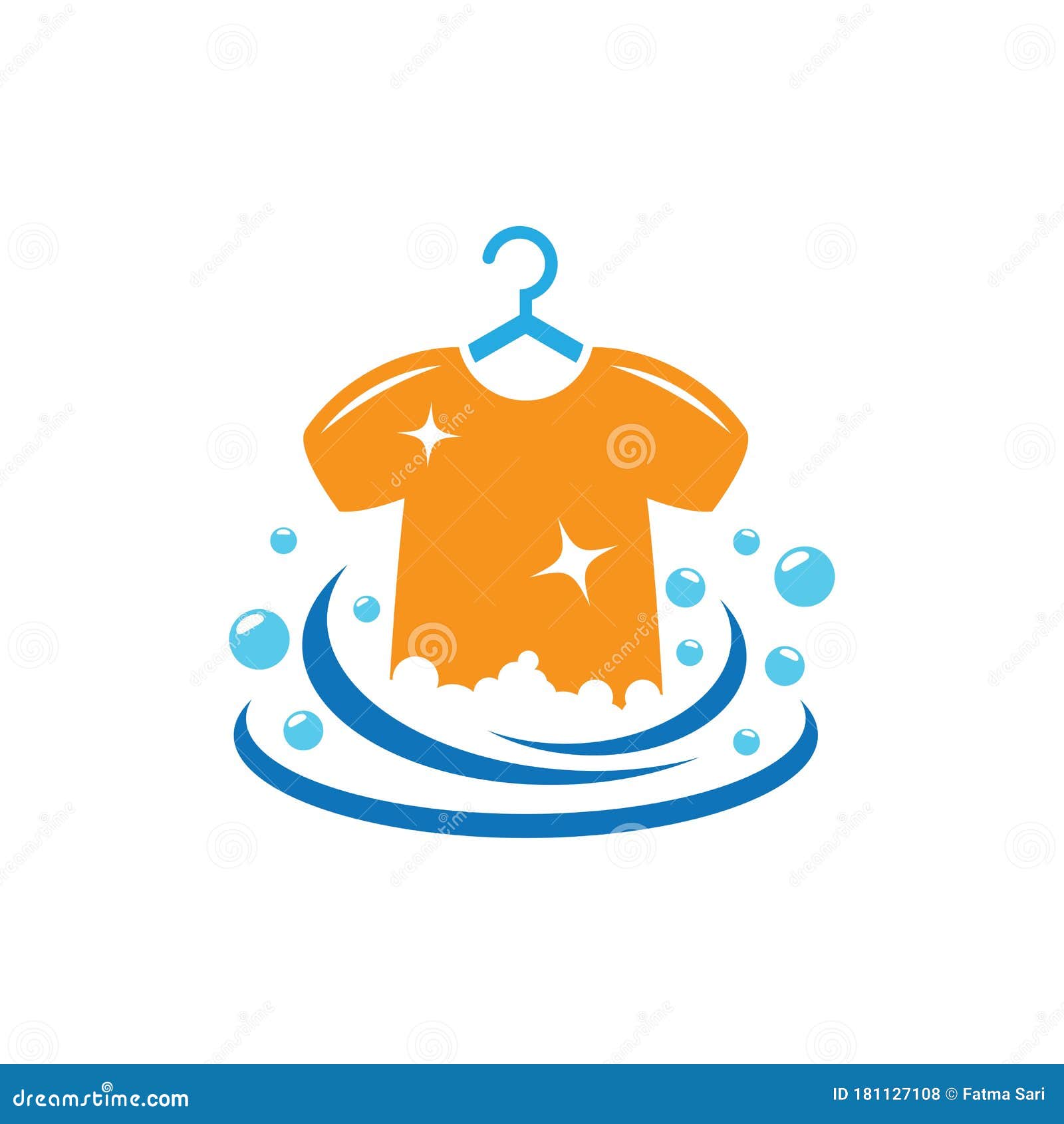 Icône De Vecteur De Logo De Lessive Illustration de Vecteur ...