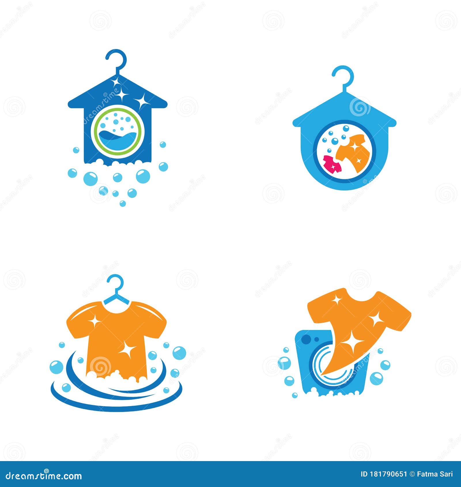 Icône De Vecteur De Modèle De Logo De Lessive Illustration de Vecteur ...