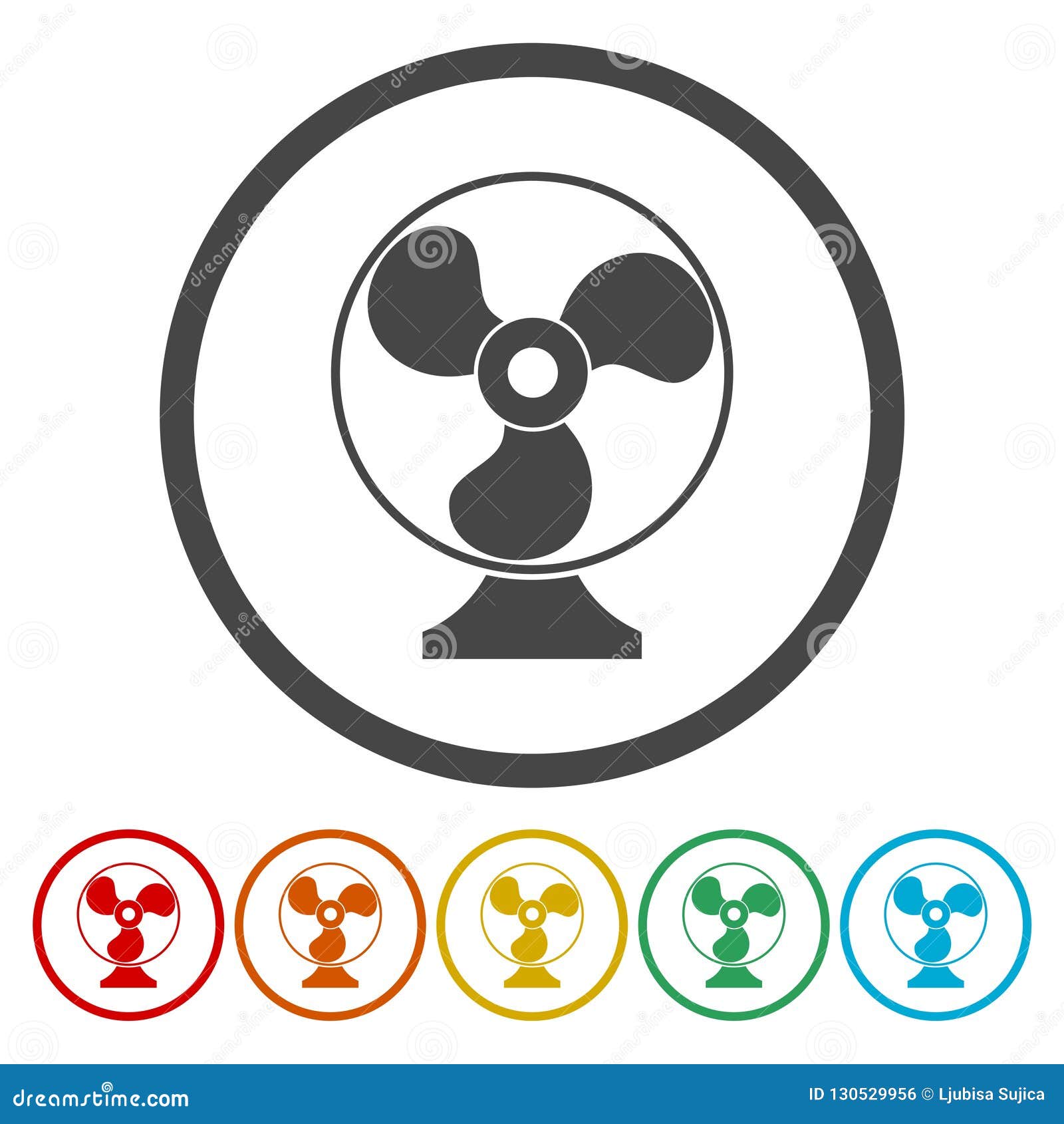 Icône De Ventilateur D'extraction Symbole De Ventilateur Illustration ...