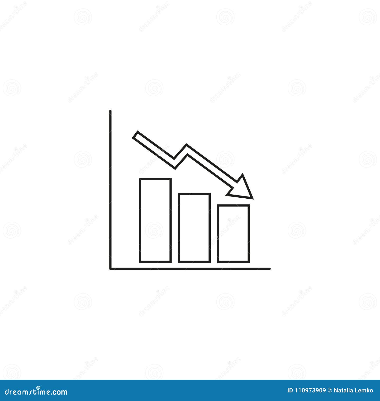 Icône En Baisse De Programme Illustration de Vecteur - Illustration du ...