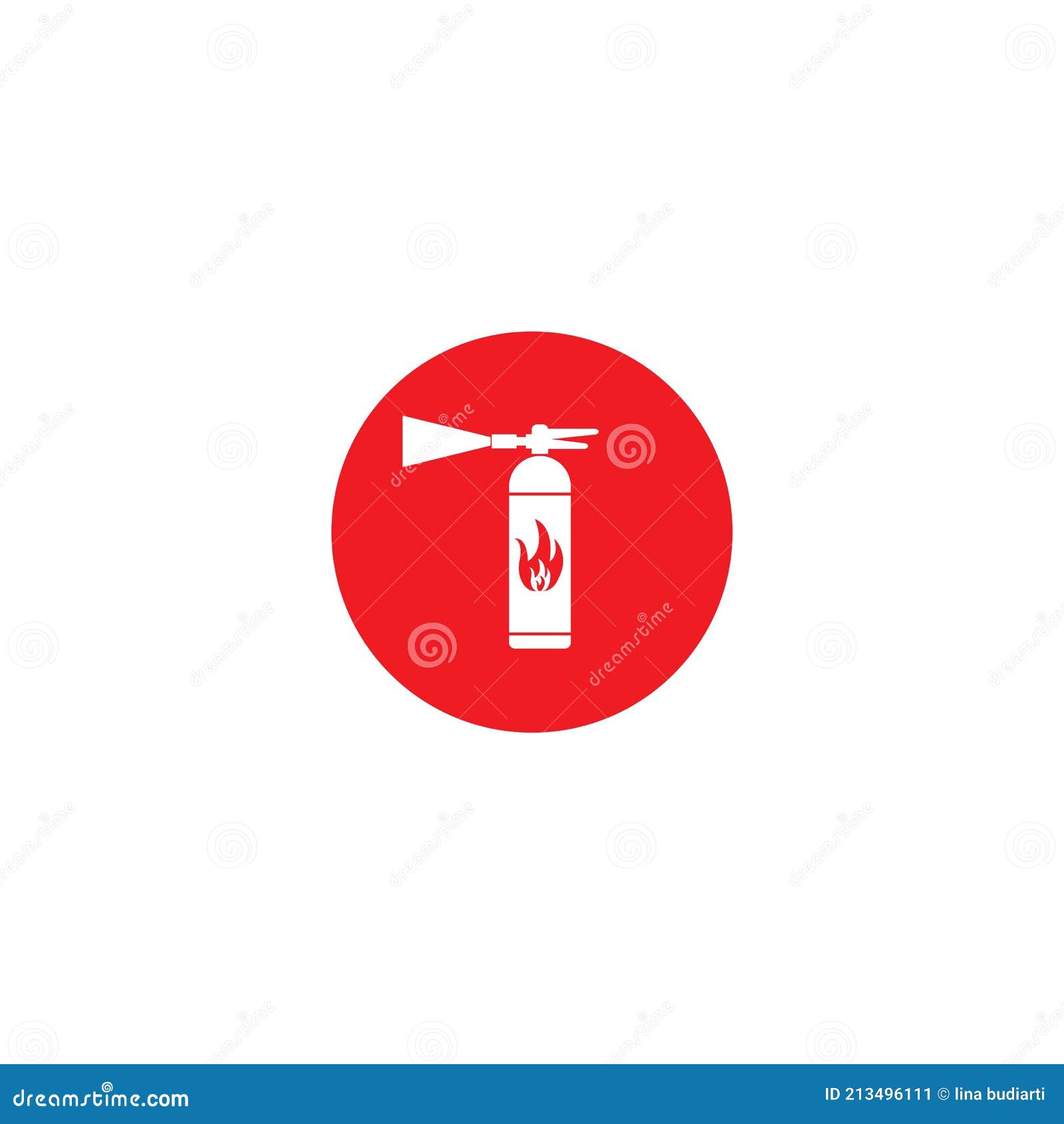 Icône extincteur illustration de vecteur. Illustration du inflammable ...