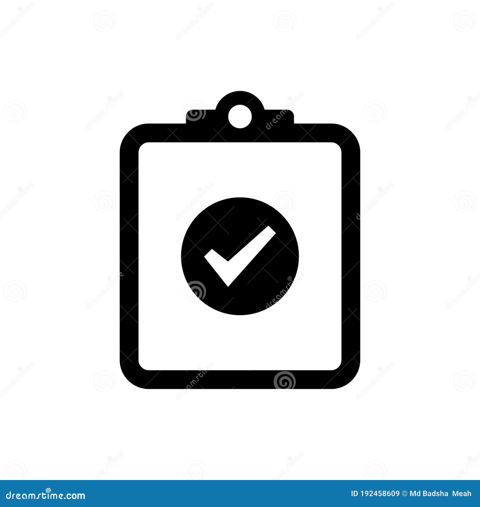 Icône faite par tâche illustration de vecteur. Illustration du symbole ...