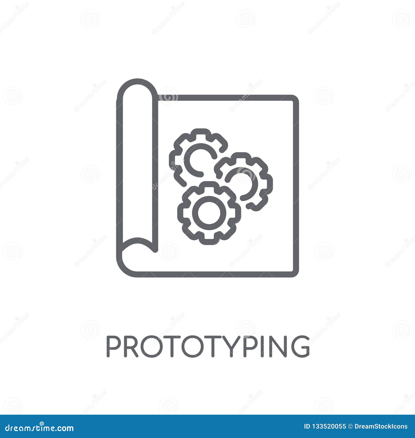 Icône Linéaire De Prototypage Concept Moderne De Logo De Prototypage D ...