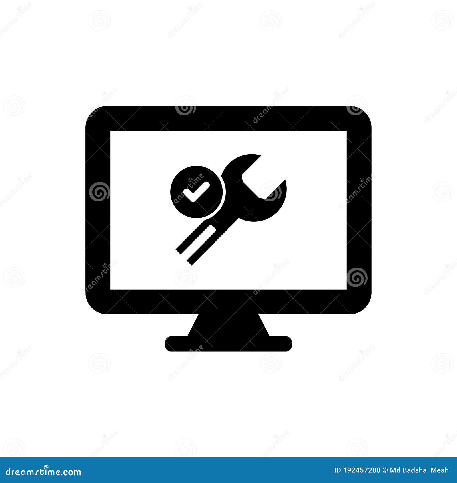 Icône Technique En Ligne D'aide Illustration de Vecteur - Illustration ...