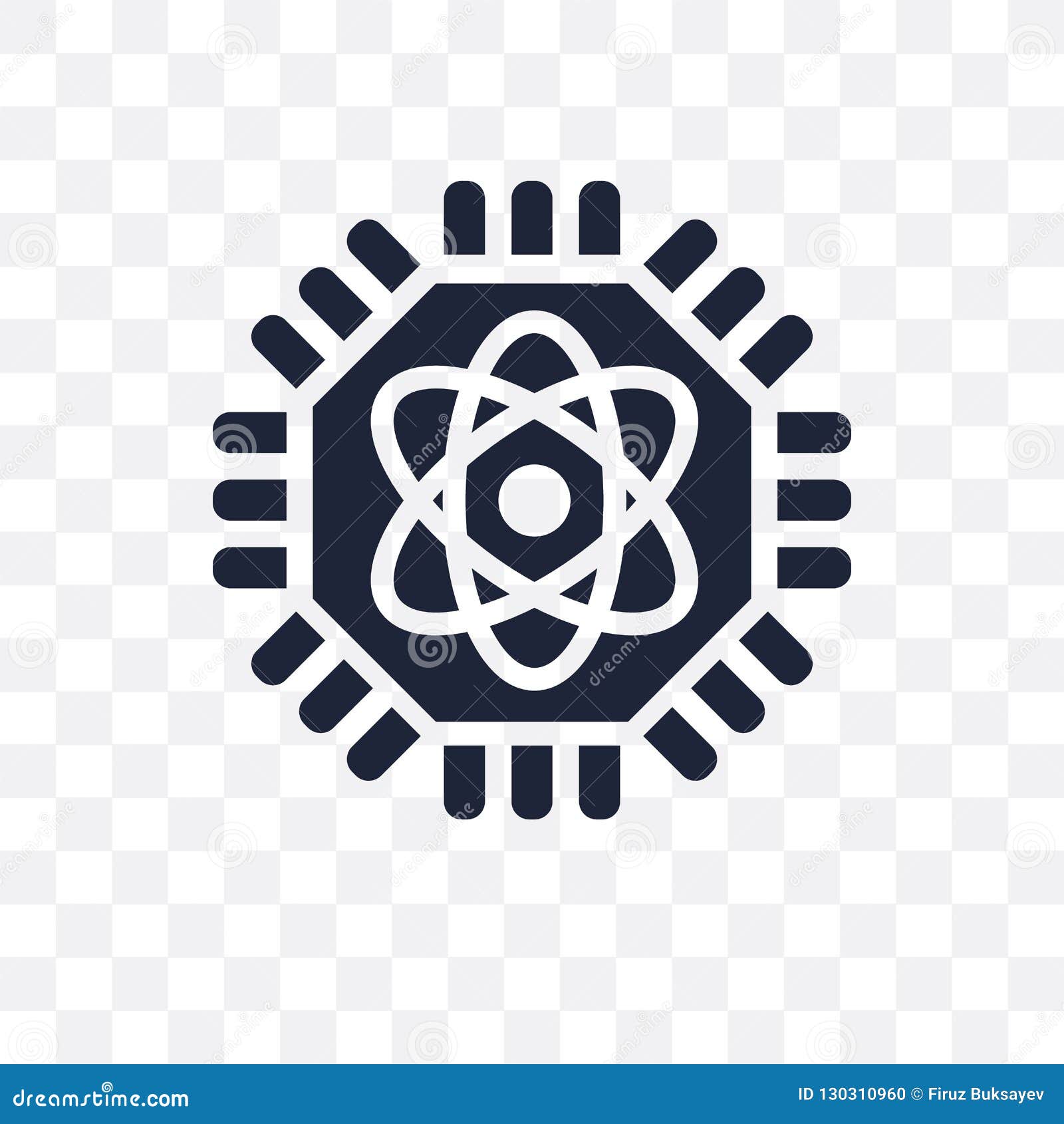 Icône Transparente D'informatique Quantique DES De Symbole D ...