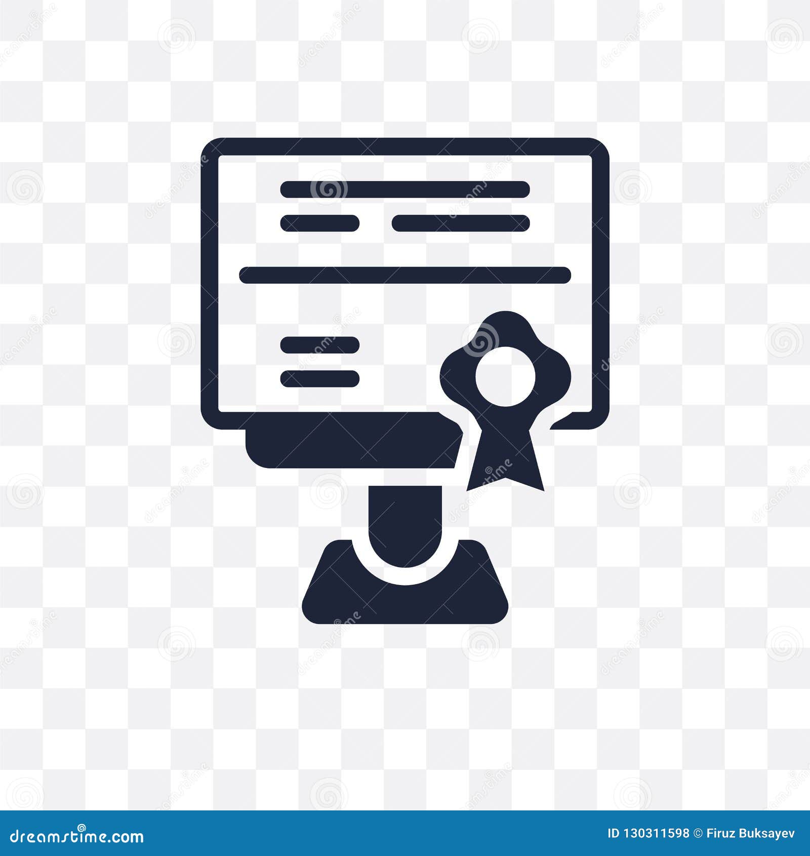 Icône Transparente De Qualification Conception De Symbole De ...