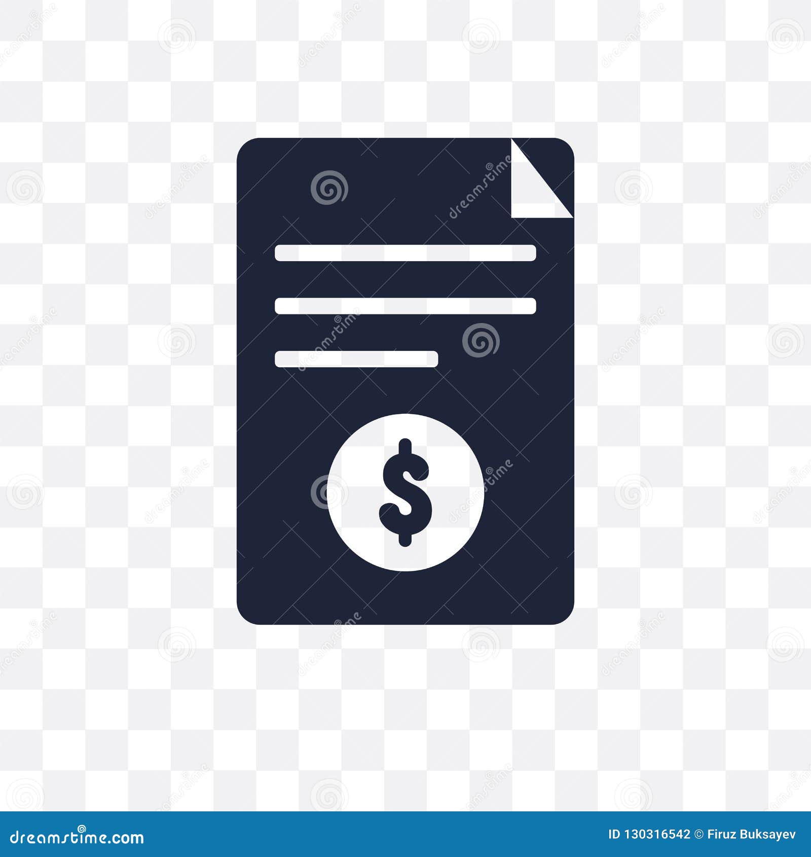 Icône Transparente De Rapport Conception De Symbole De Rapport De Col D ...