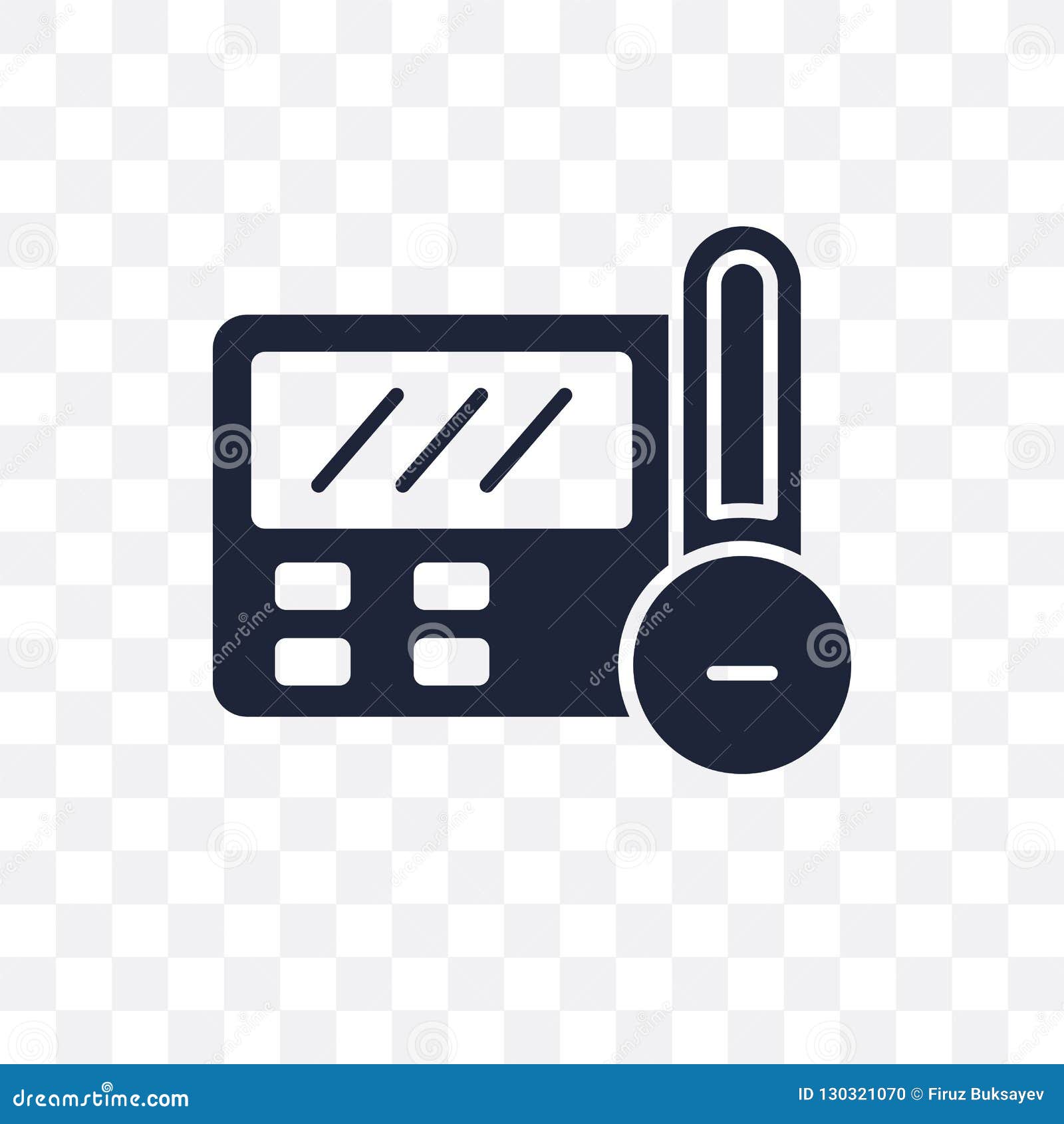 Icône Transparente De Thermostat Conception De Symbole De Thermostat De ...