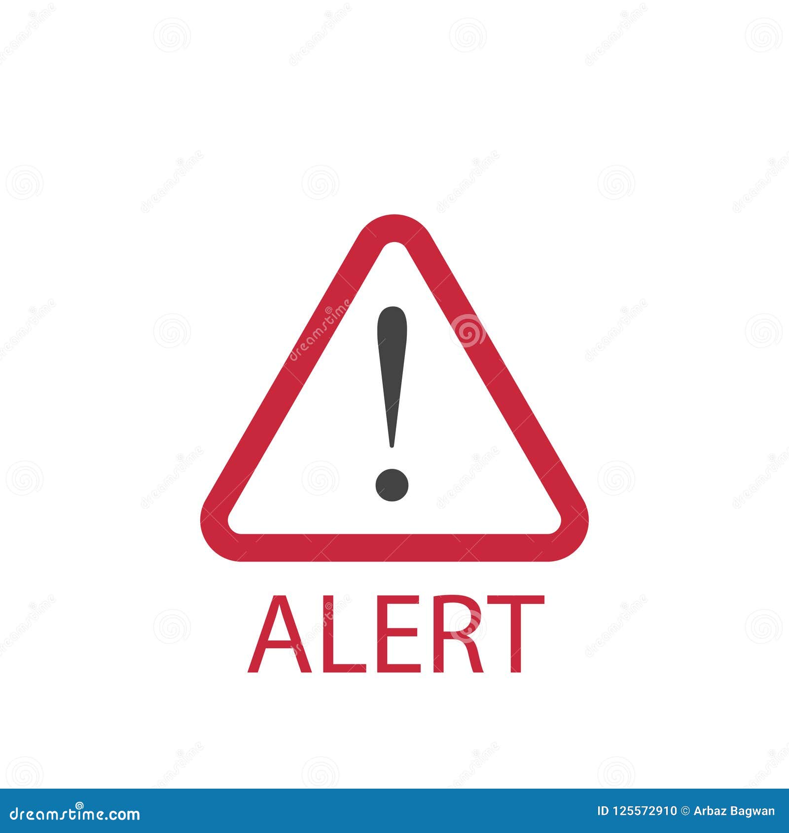 Icône vigilante en rouge illustration de vecteur. Illustration du ...