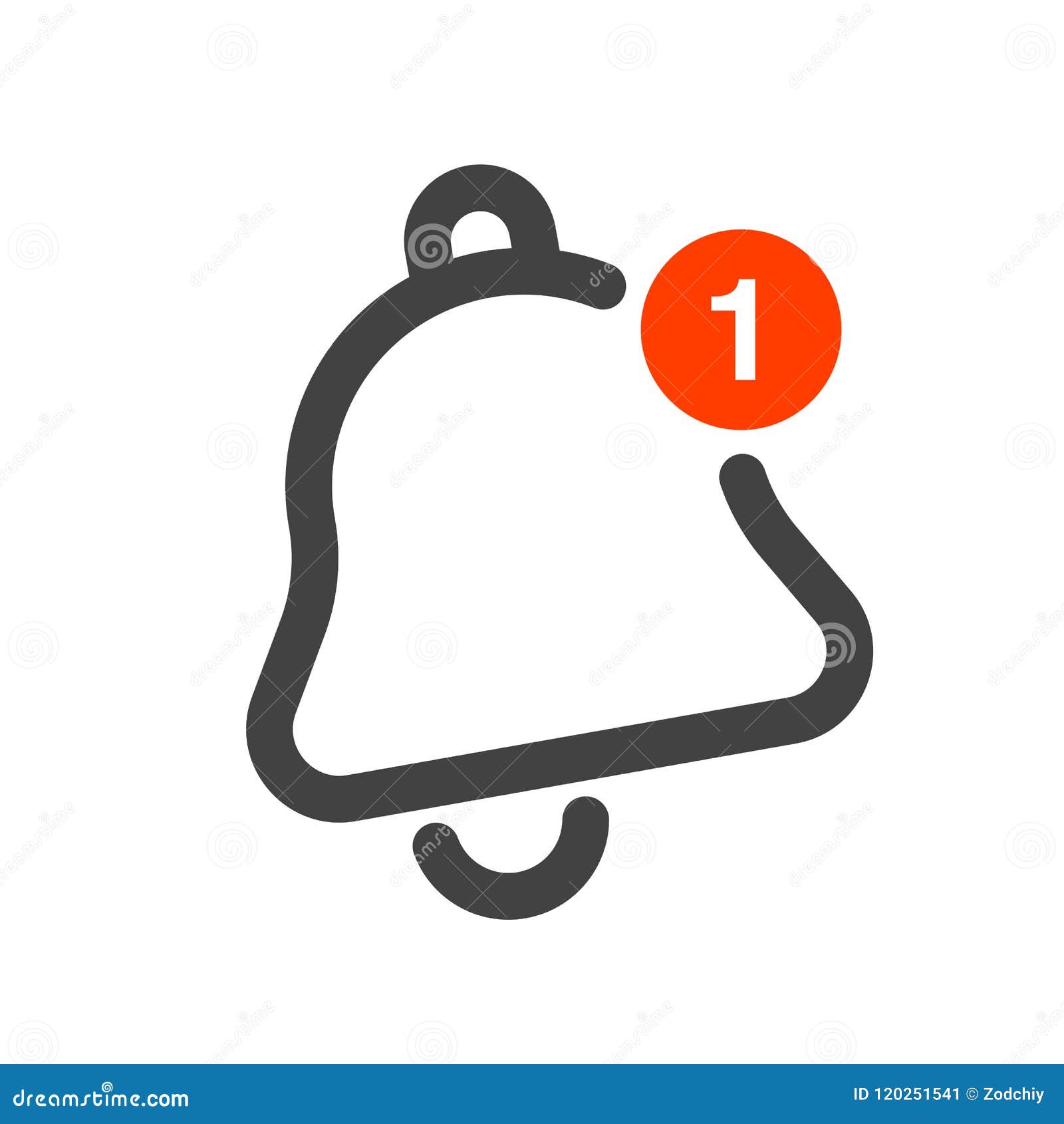 Icônes de cloches d'avis illustration de vecteur. Illustration of ...