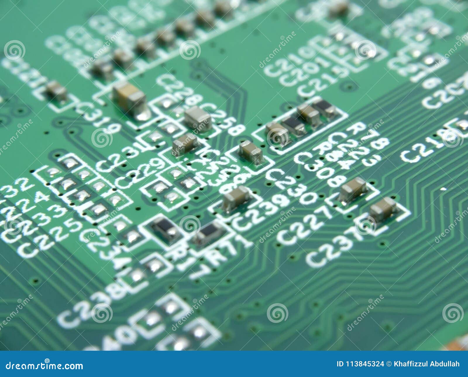 IC board and the chipsets stock photo. Image of engineering - 113845324