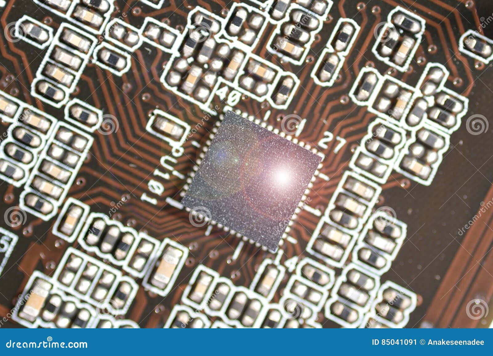 Ic burn stock image. Image of board, electrical, damaged - 85041091