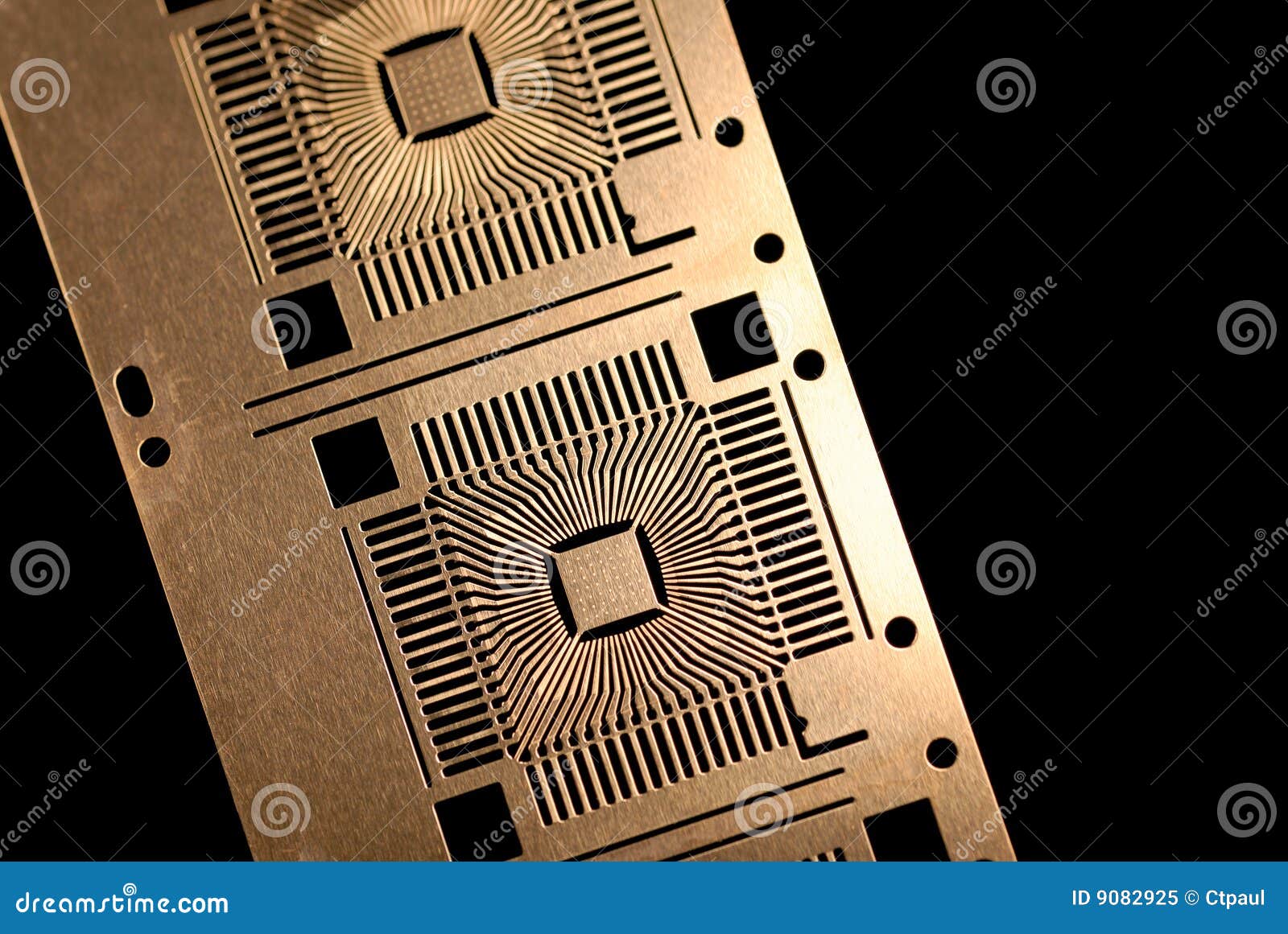 IC mould stampping part stock image. Image of resistor - 9082925